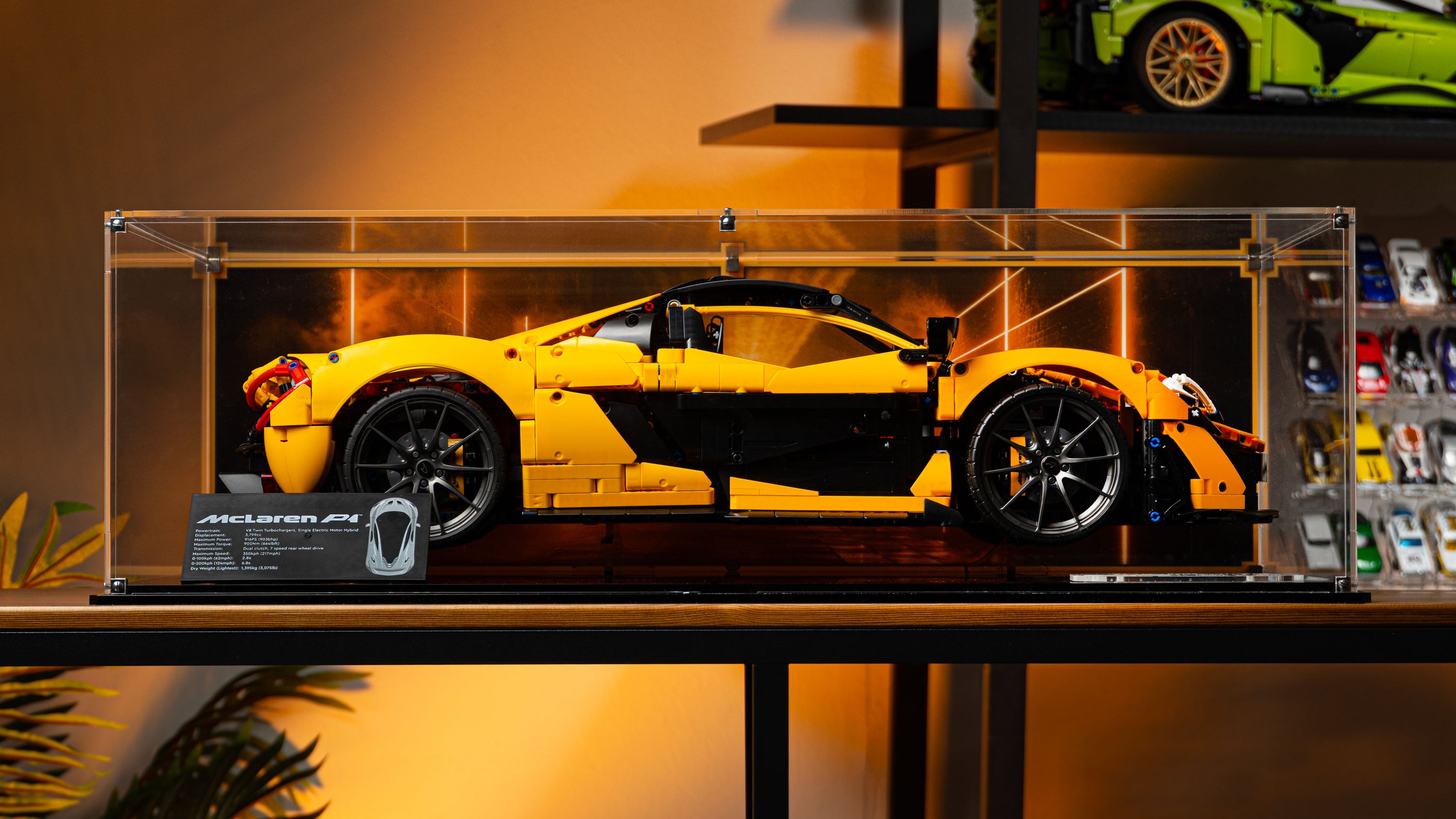 Display Case for LEGO® Technic™ McLaren P1™ (42172) — Wicked Brick