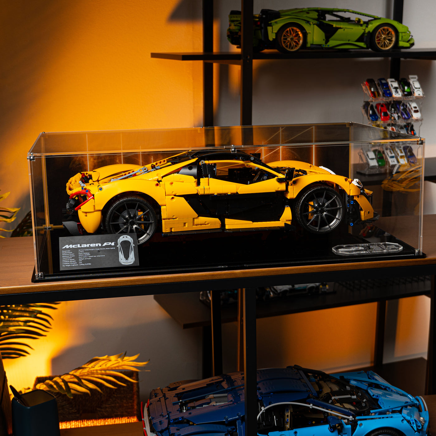 Display Case for LEGO® Technic™ McLaren P1™ (42172) — Wicked Brick