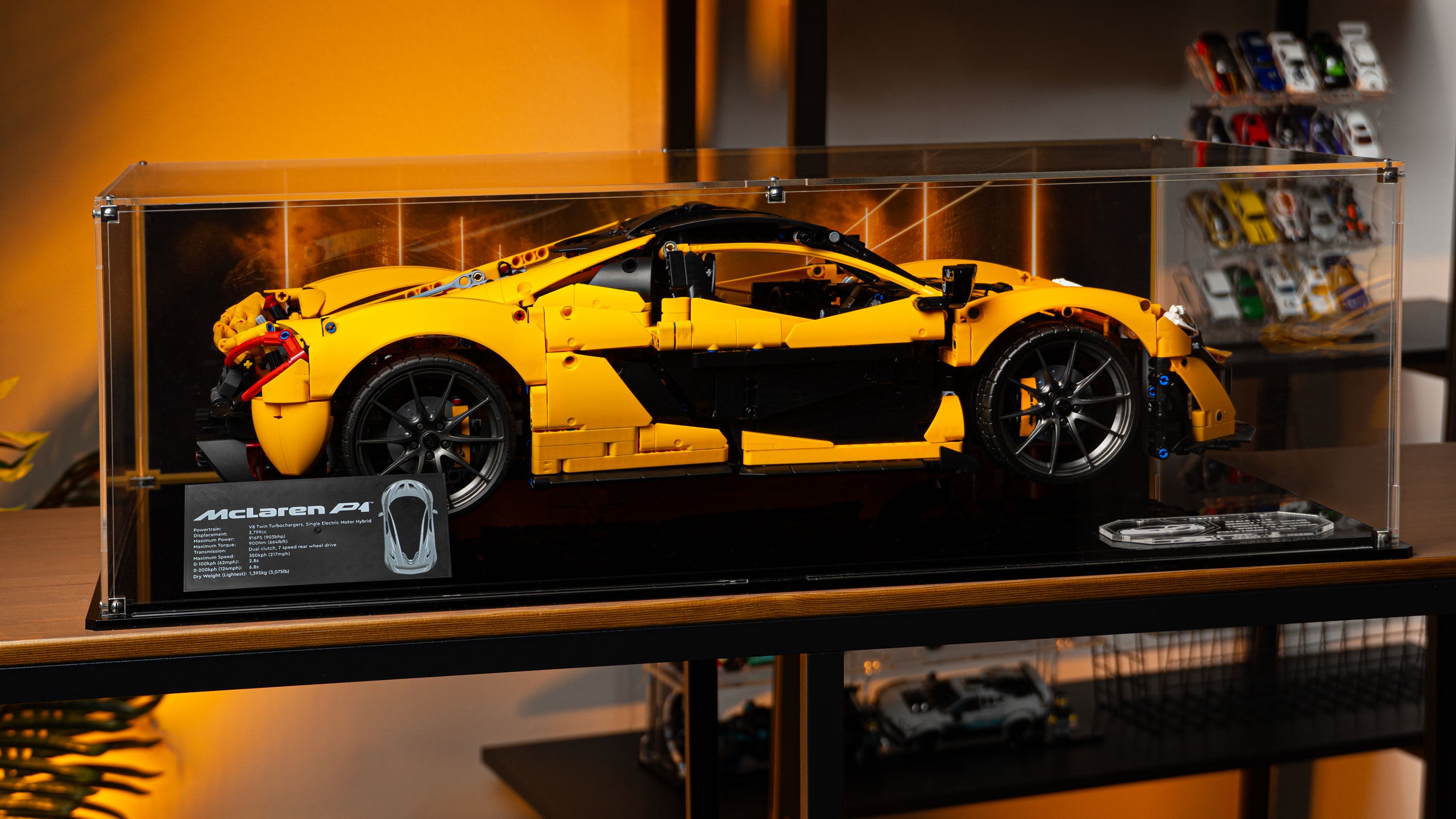 Display Case for LEGO® Technic™ McLaren P1™ (42172) — Wicked Brick