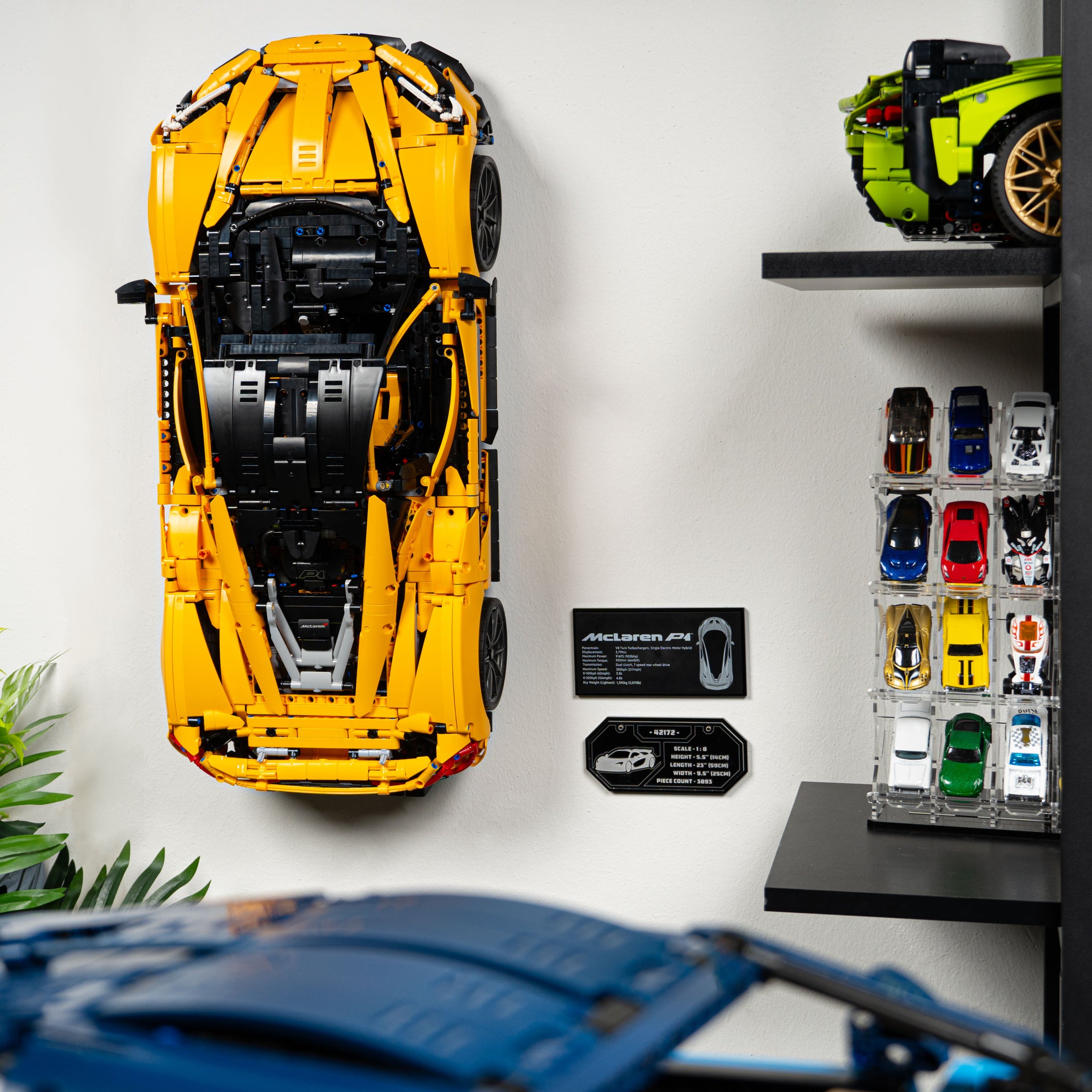 Wall Mounted Display for LEGO® Technic™ McLaren P1™ (42172) — Wicked Brick