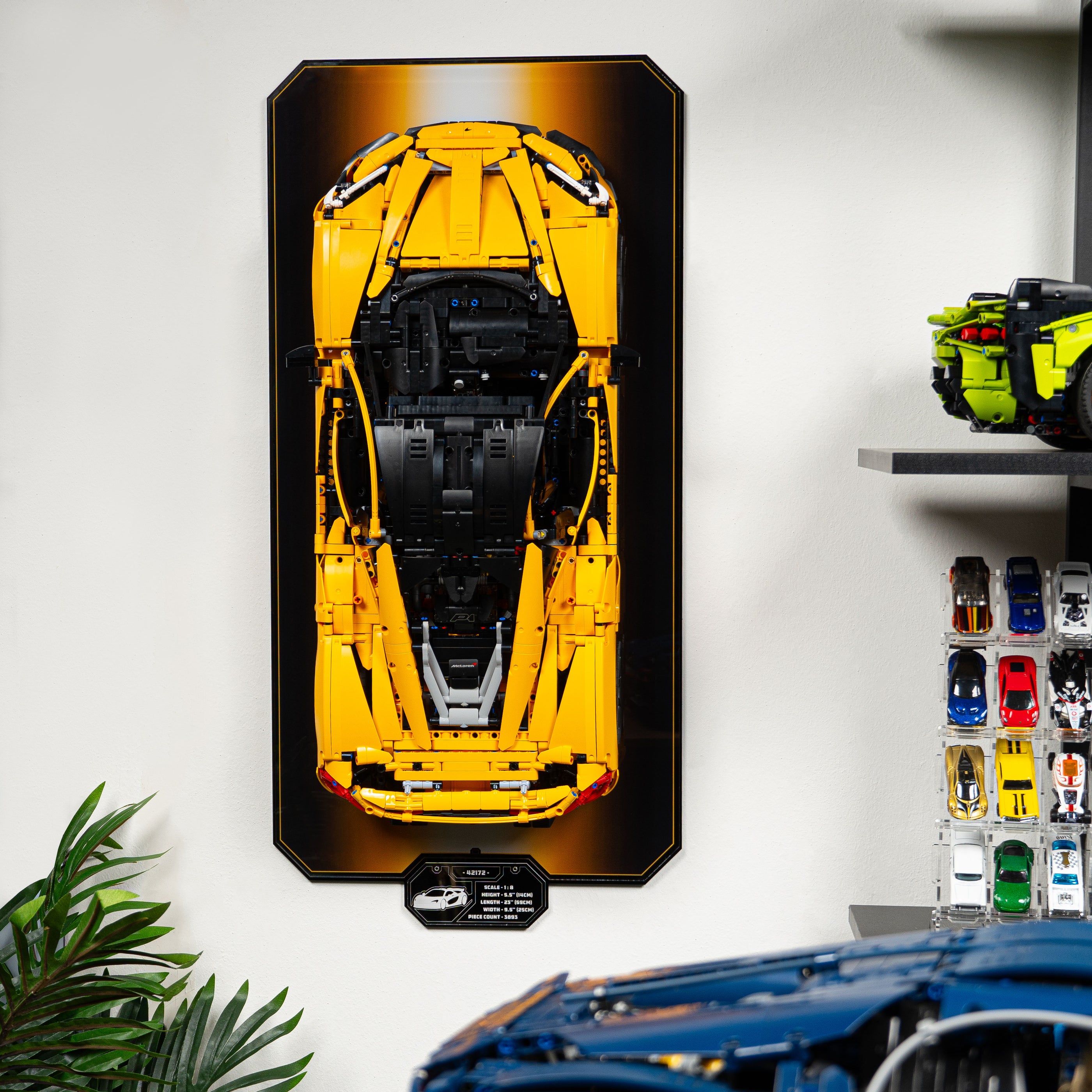 Wall Mounted Display for LEGO Technic McLaren P1 42172 — Wicked Brick
