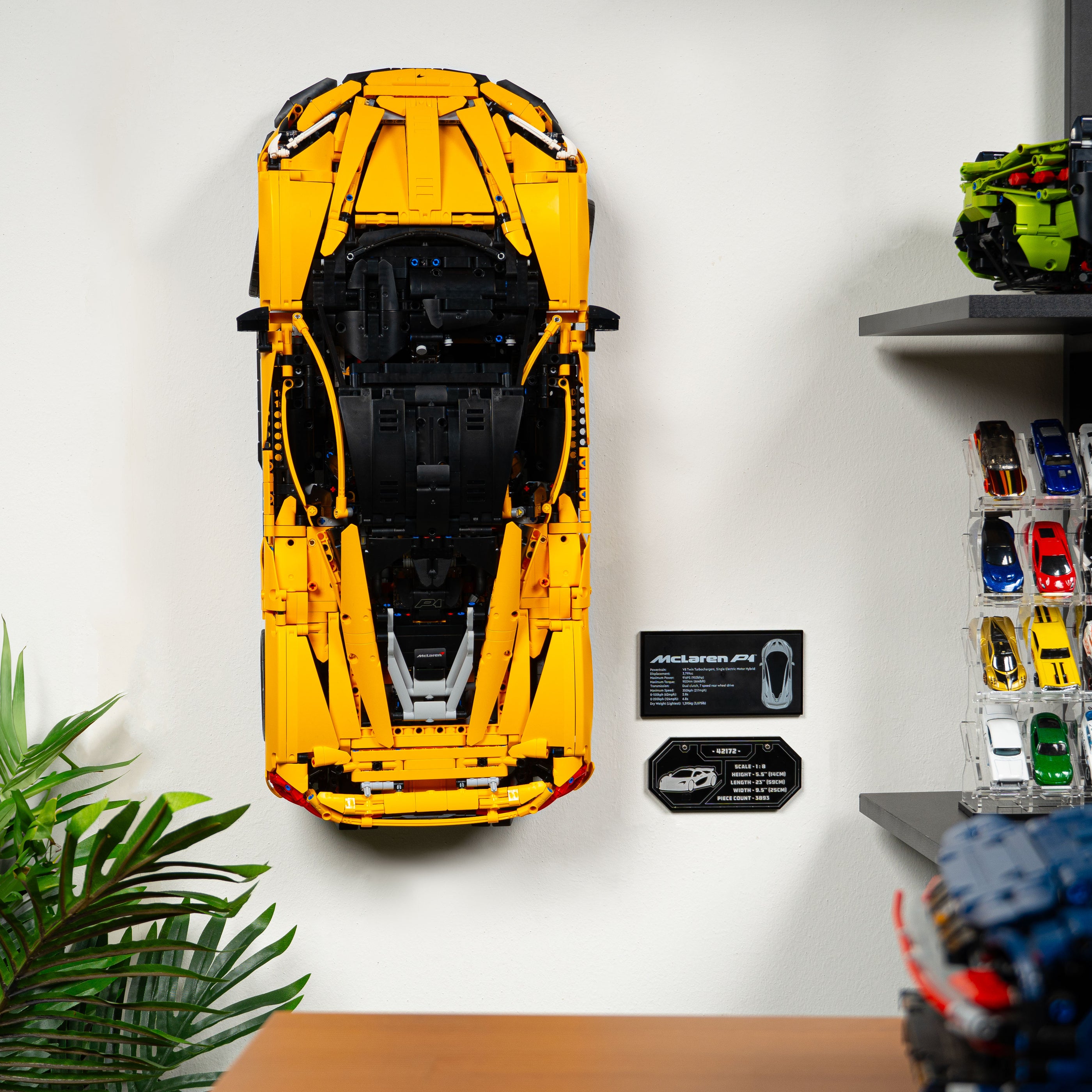 Wall Mounted Display for LEGO® Technic™ McLaren P1™ (42172) — Wicked Brick