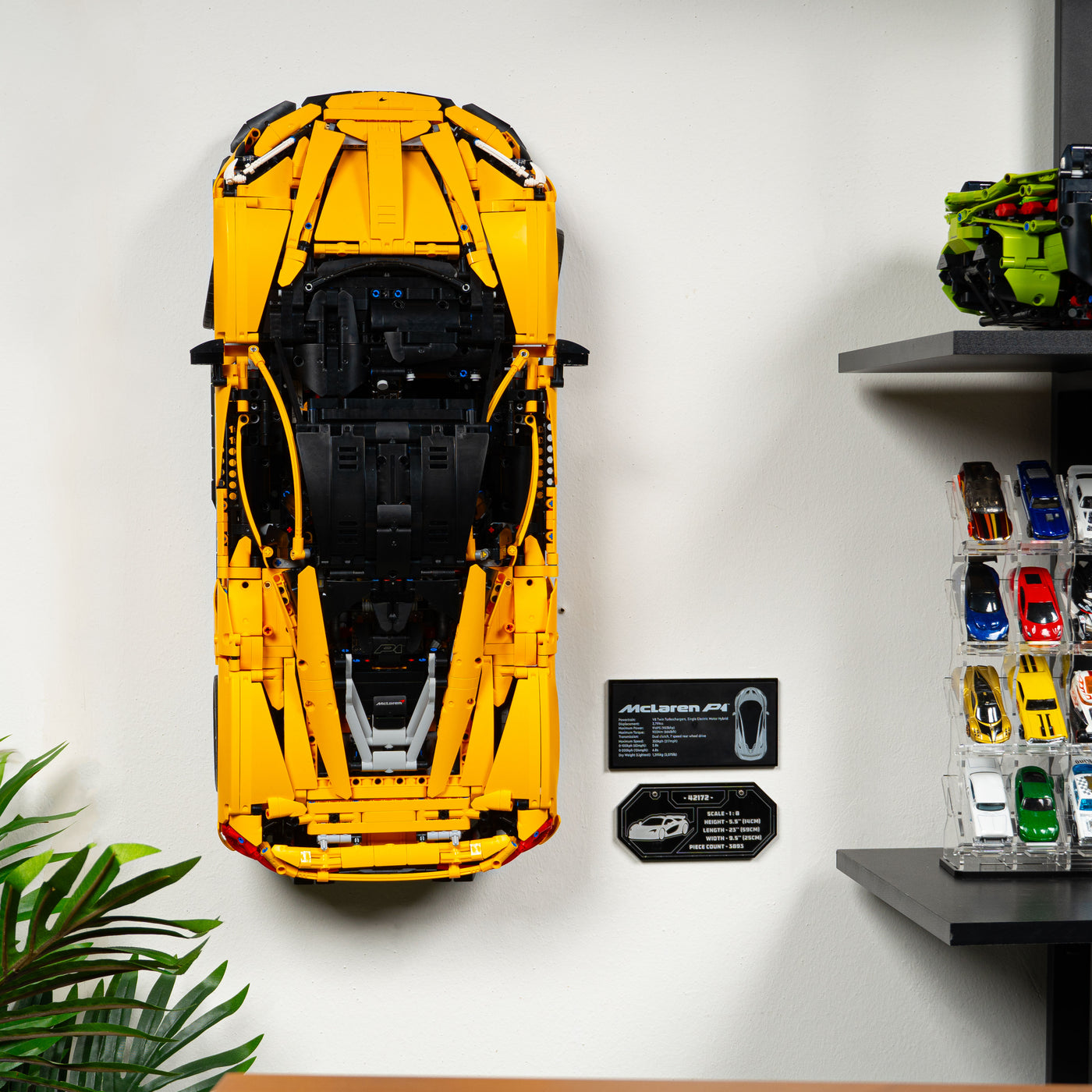 Wall Mounted Display for LEGO® Technic™ McLaren P1™ (42172) — Wicked Brick
