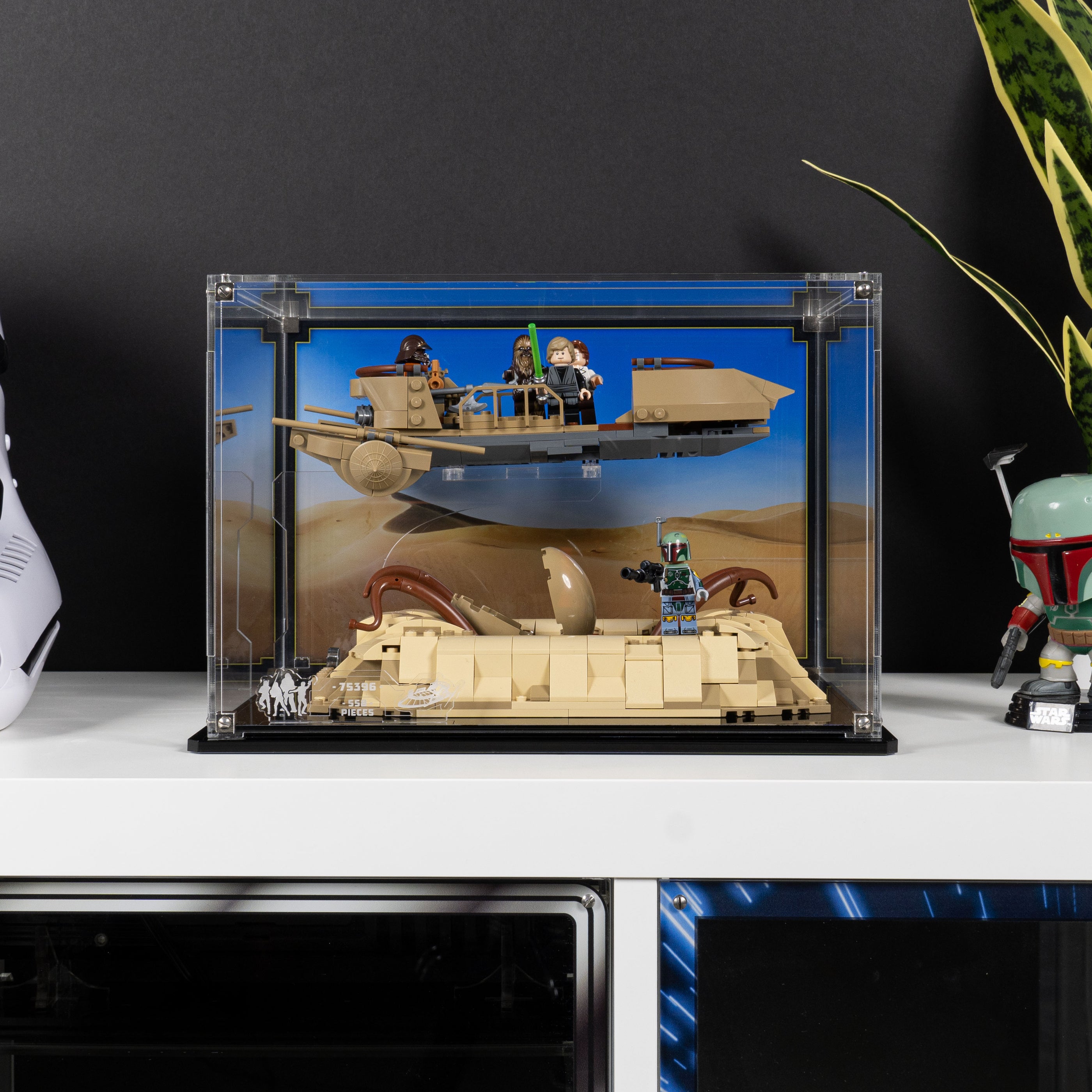 Display Case for LEGO® Star Wars Desert Skiff and Sarlacc Pit (75396 ...
