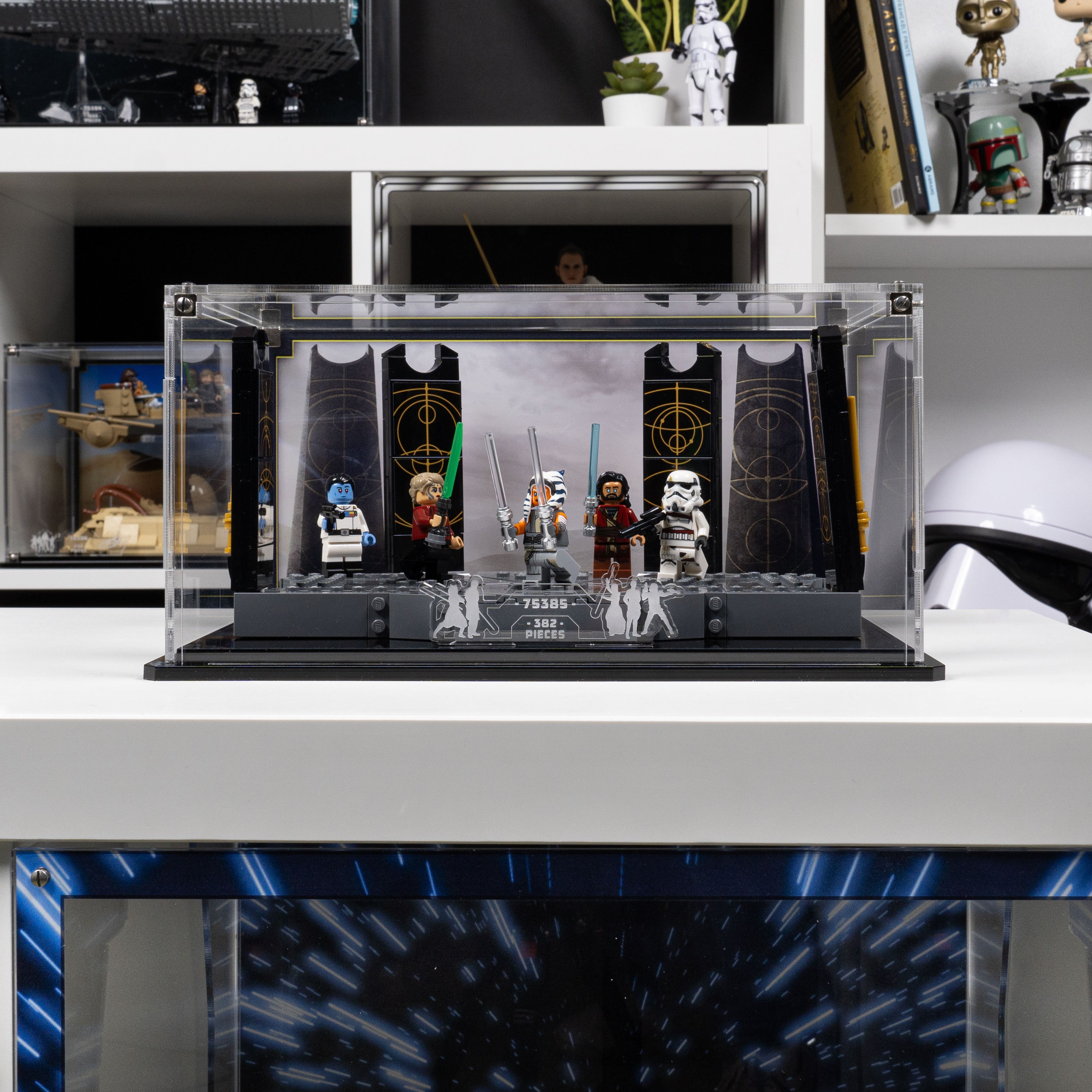 Display Case for LEGO® Star Wars™ Ahsoka Tano's Duel on Peridea (75385 — Wicked Brick