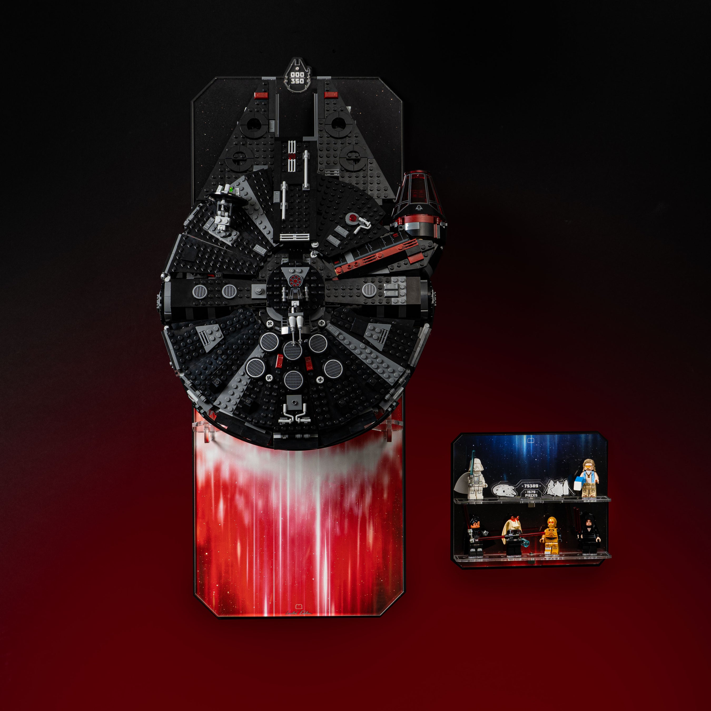 Limited Edition Wall Mounted Display Stand for LEGO® Star Wars™ The Da ...