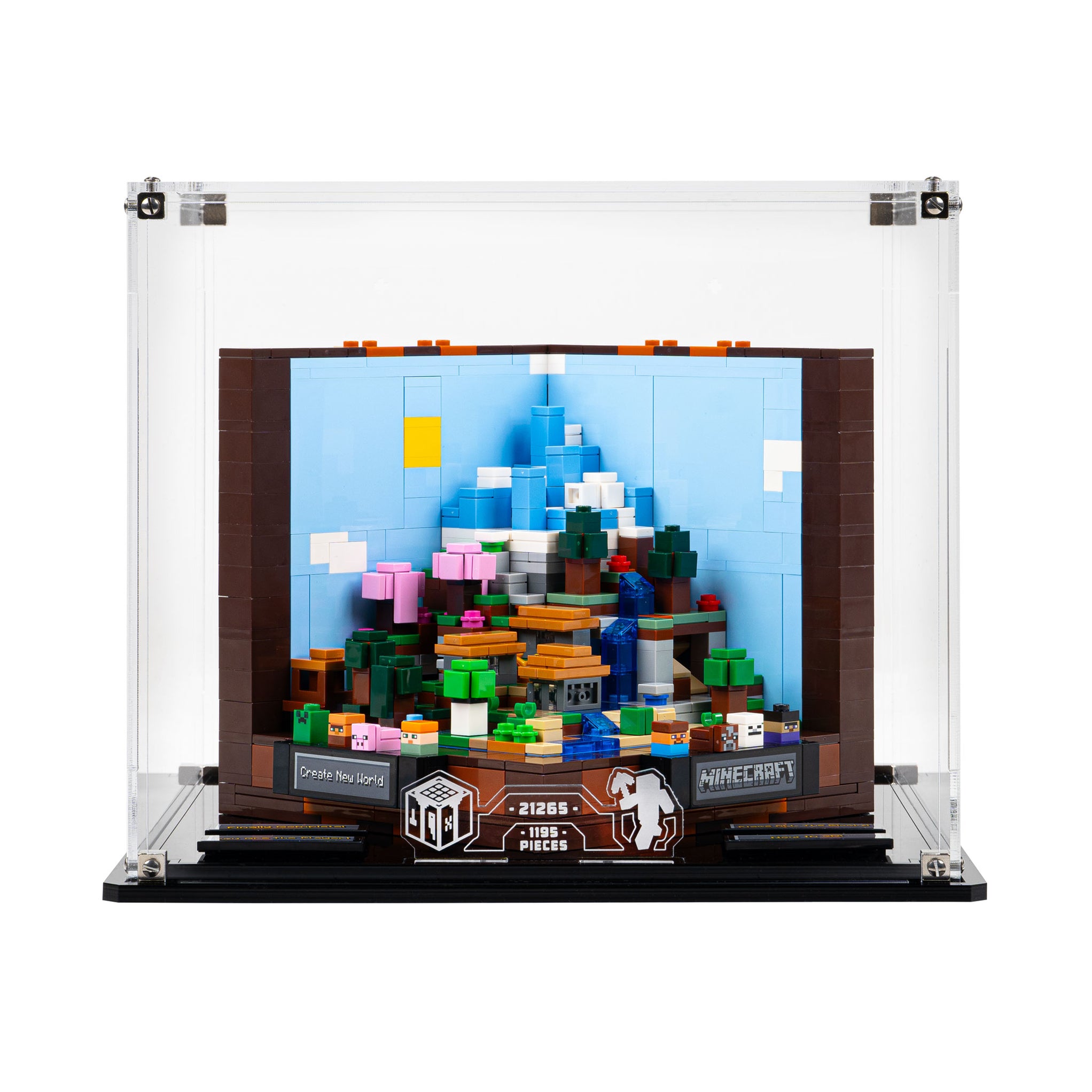 Display Case for LEGO® Minecraft™: Crafting Table (21265) — Wicked Brick