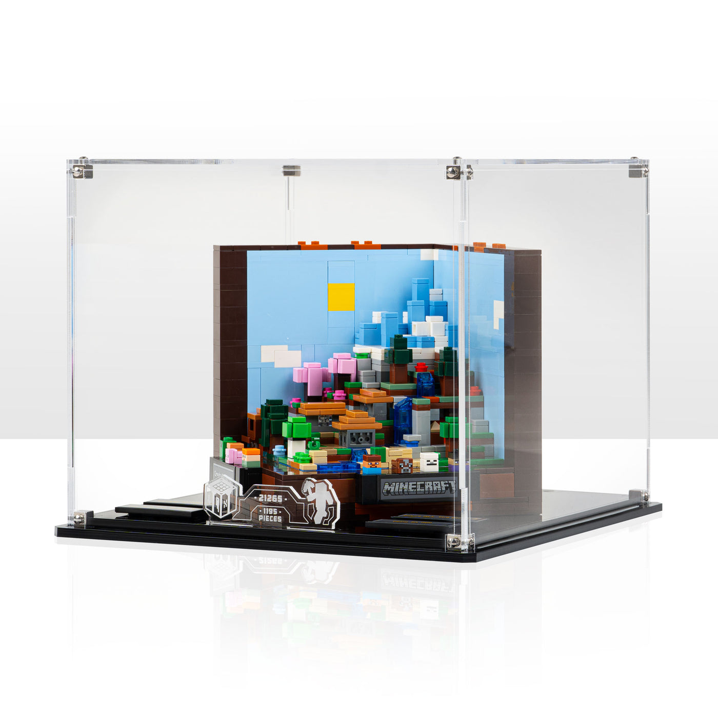 Display Case for LEGO® Minecraft™: Crafting Table (21265) — Wicked Brick
