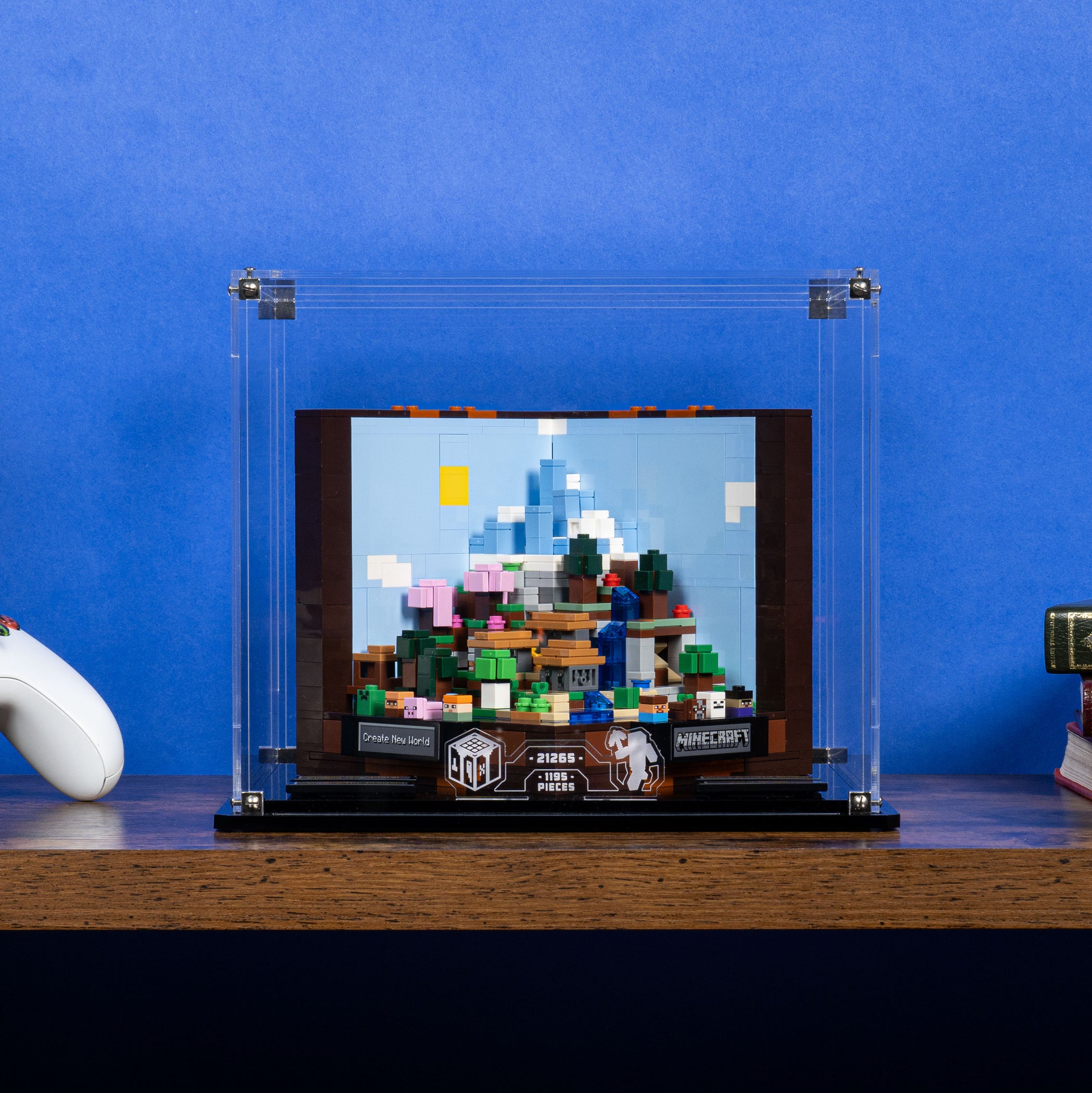 Display Case for LEGO® Minecraft™: Crafting Table (21265) — Wicked Brick
