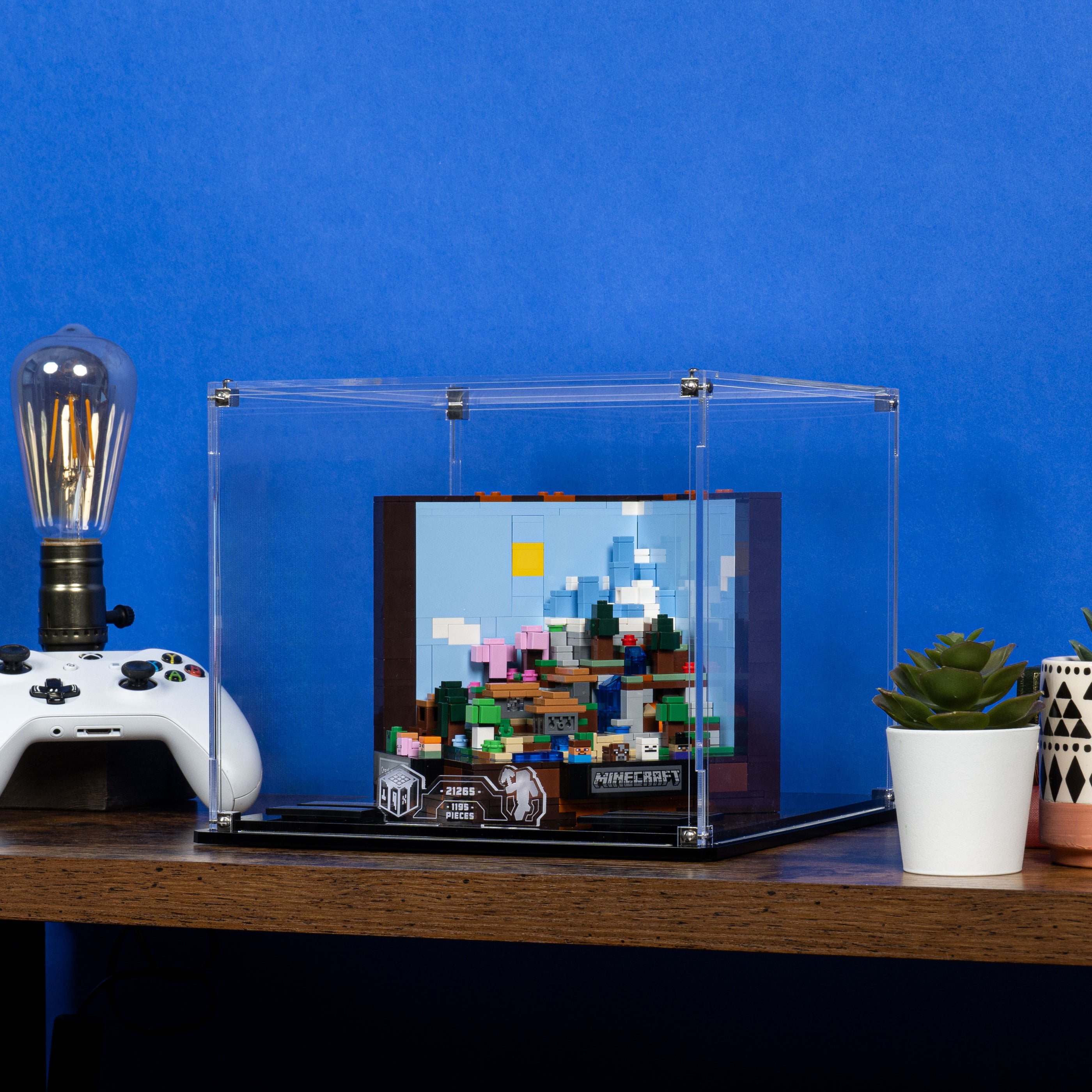 Display Case for LEGO® Minecraft™: Crafting Table (21265) — Wicked Brick