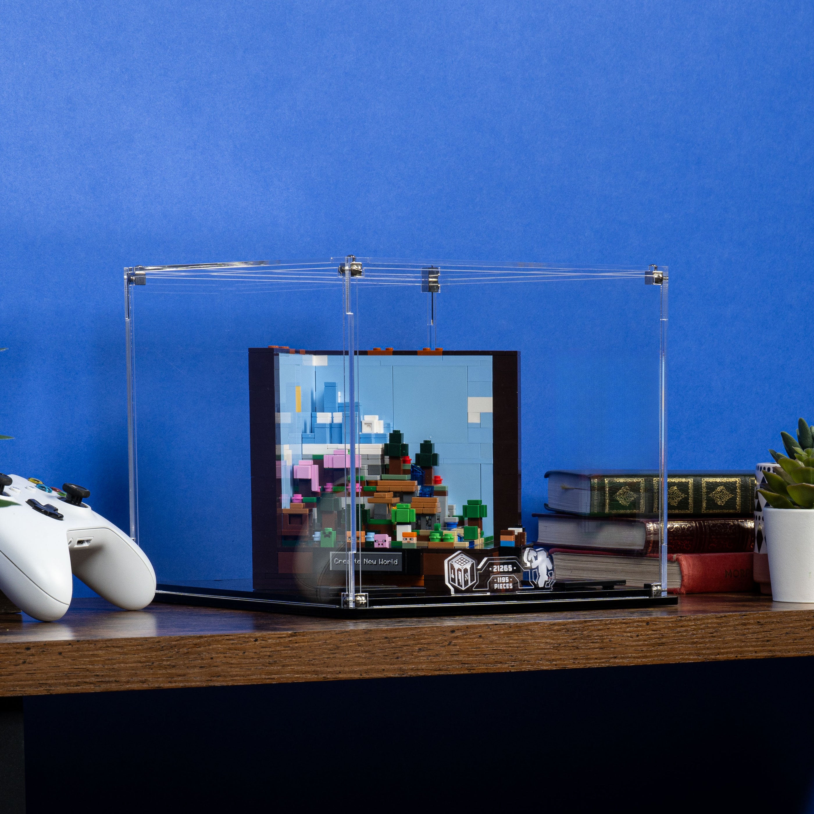 Display Case for LEGO® Minecraft™: Crafting Table (21265) — Wicked Brick