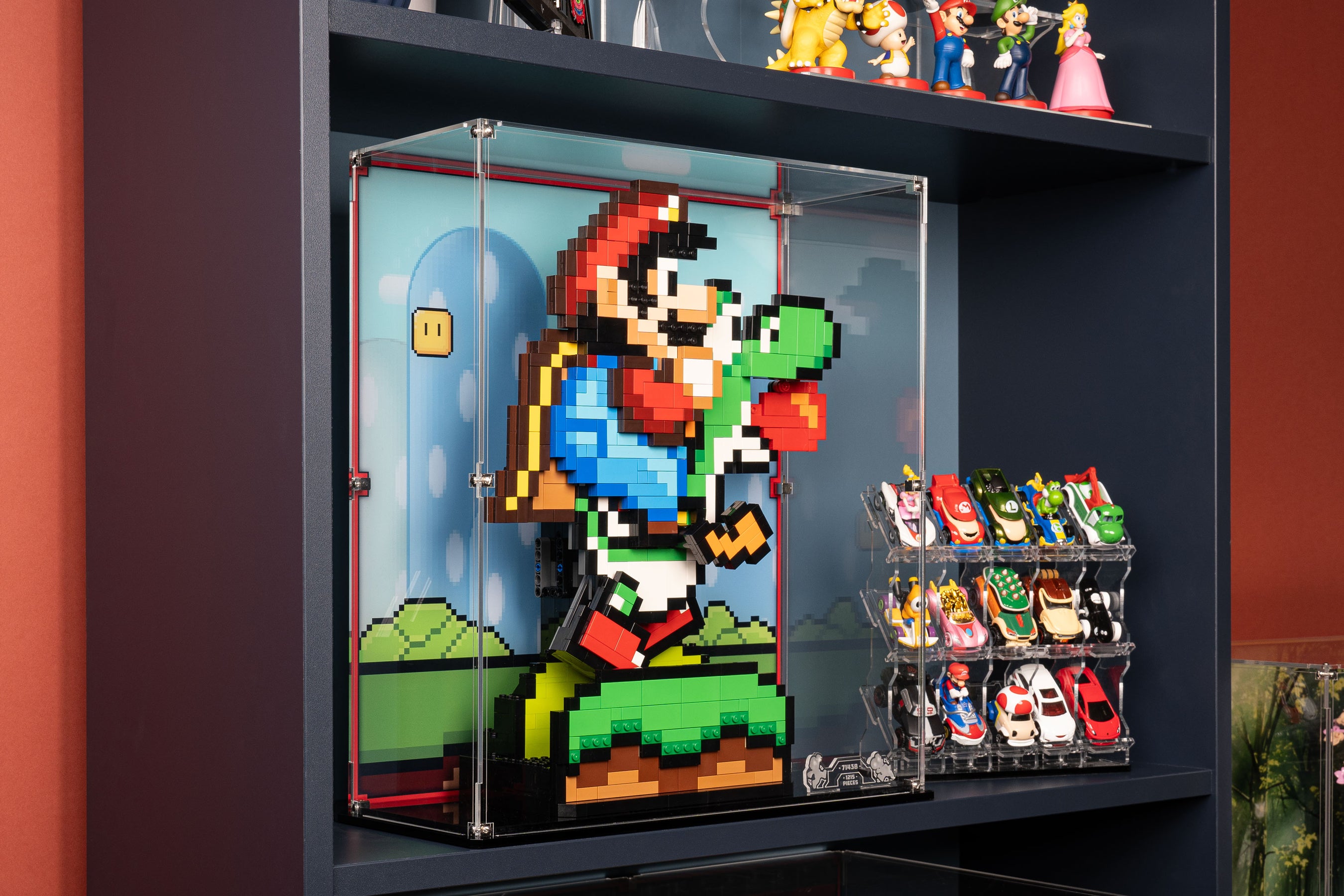 Display Case for LEGO® Super Mario™: Super Mario World™ Mario and Yosh ...