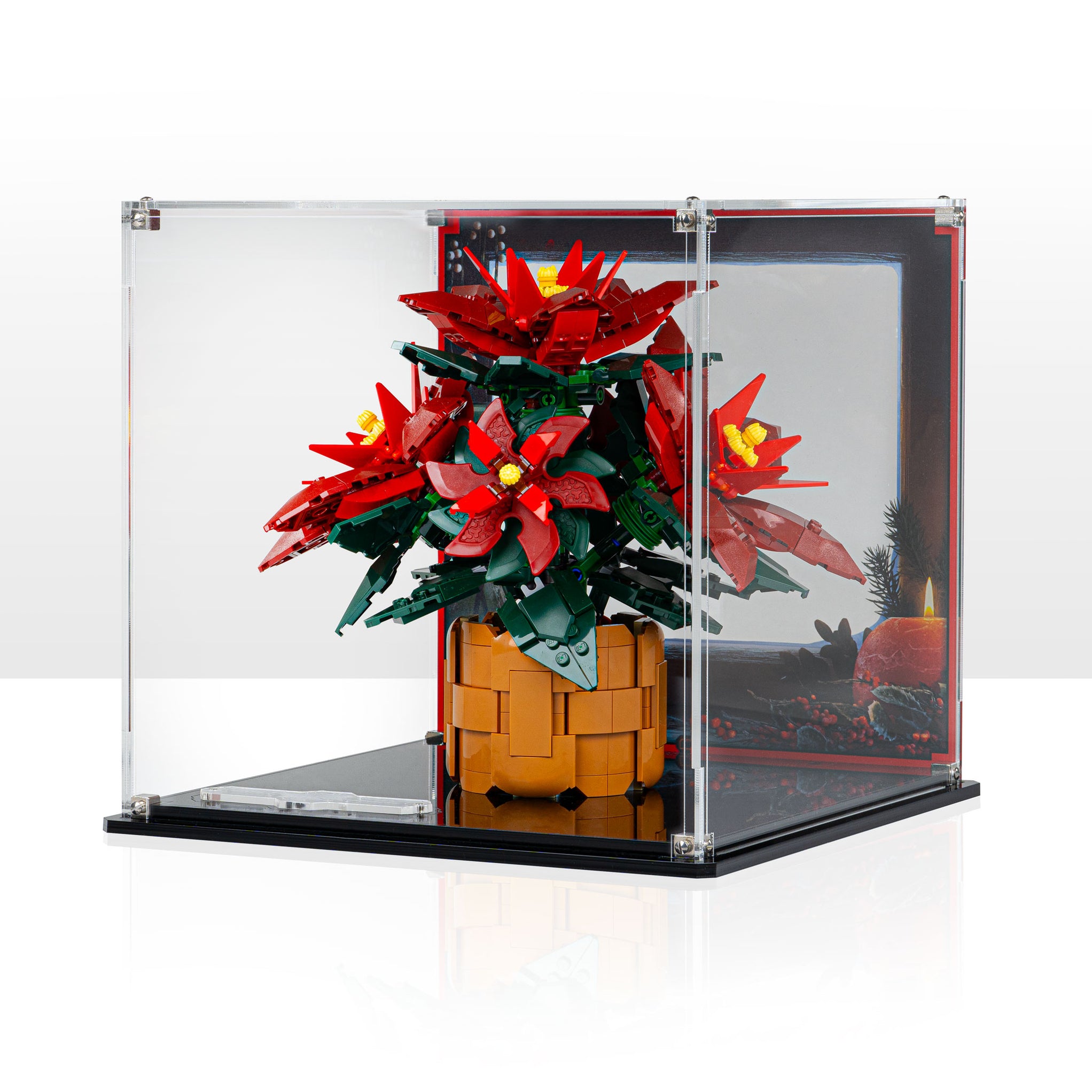 Display Case for LEGO Icons Poinsettia 10370 — Wicked Brick