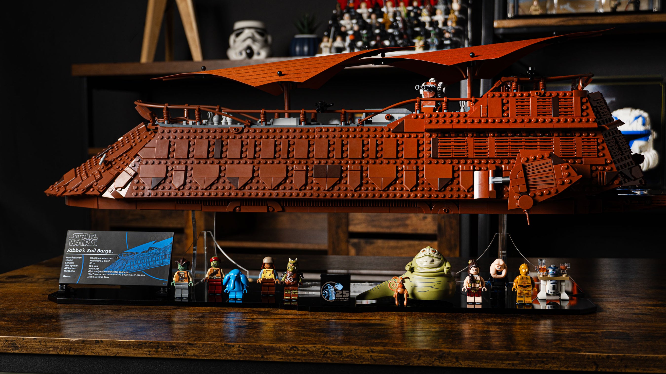Display Stand for LEGO® Star Wars™ UCS Jabba’s Sail Barge (75397 ...
