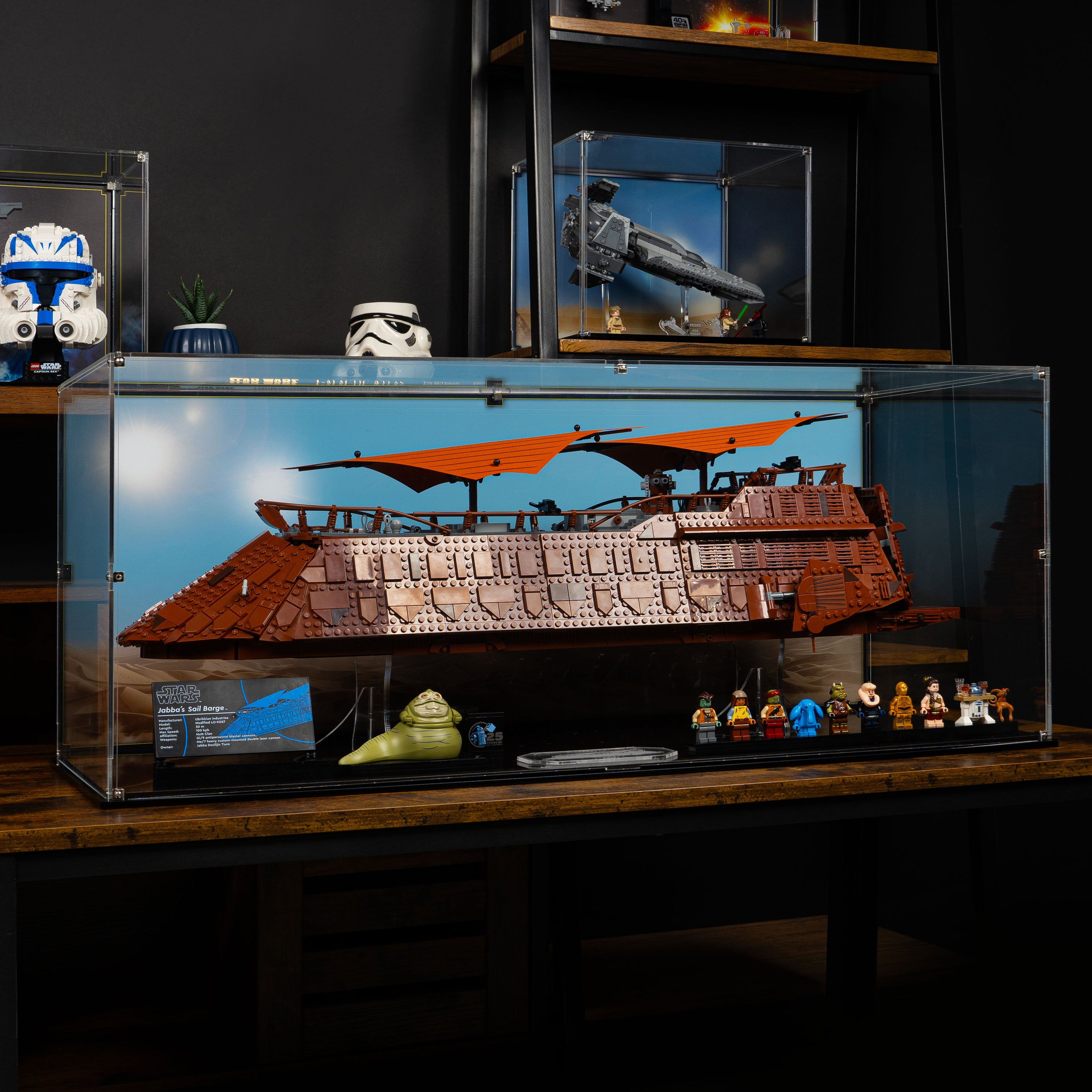 Display Case for LEGO Star Wars UCS Jabba’s Sail Barge 75397 — Wicked Brick