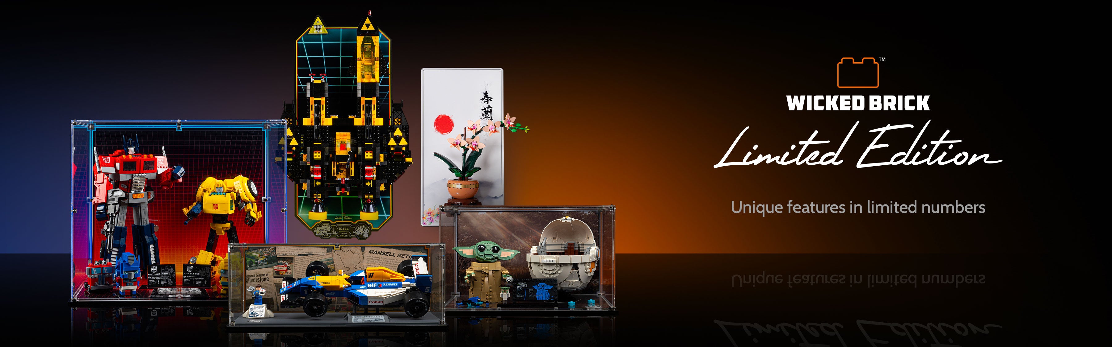 Limited Edition Display Cases — Wicked Brick