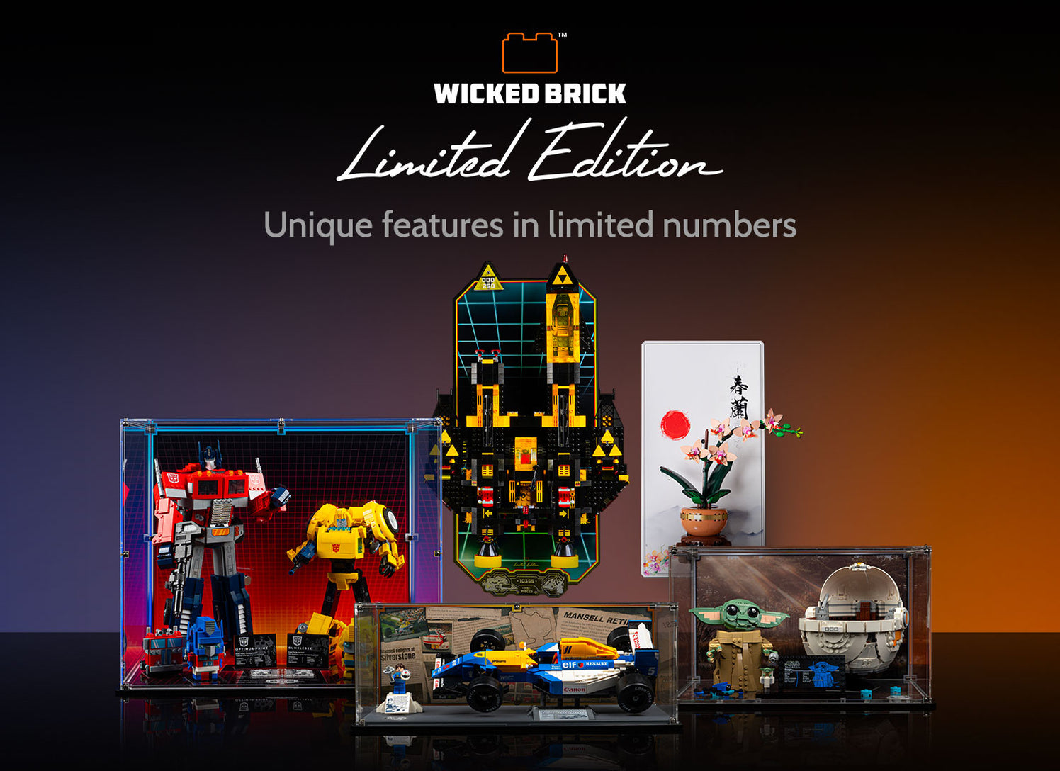 Limited Edition Display Cases — Wicked Brick