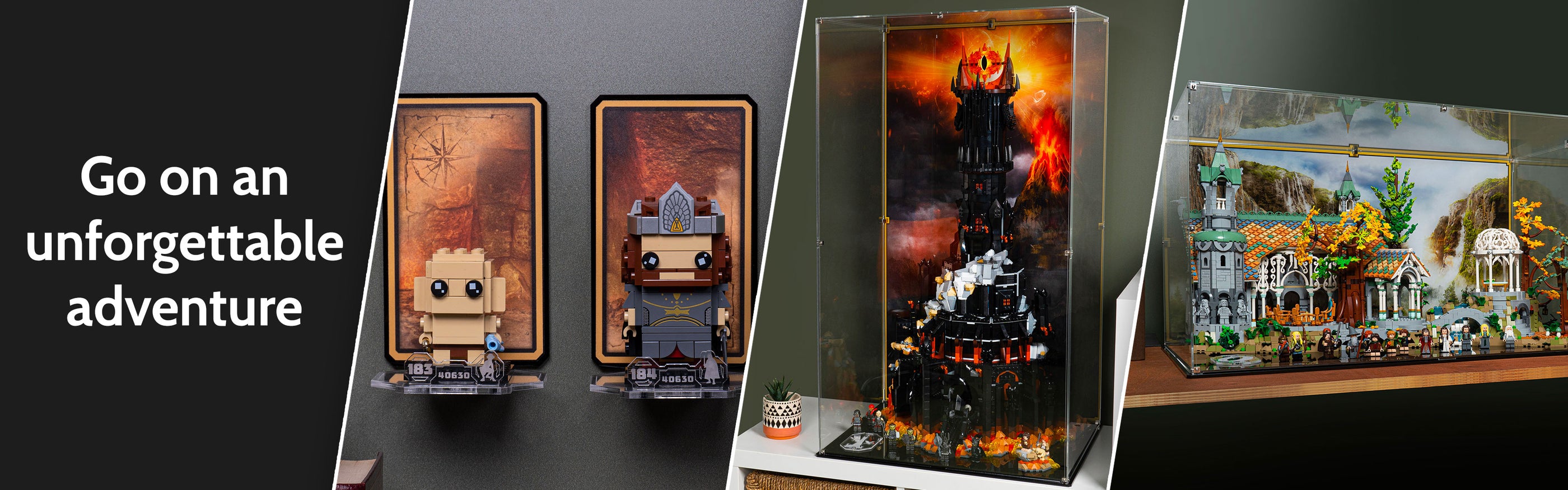 LEGO® Lord of the Rings Display Cases & Stands | Wicked Brick