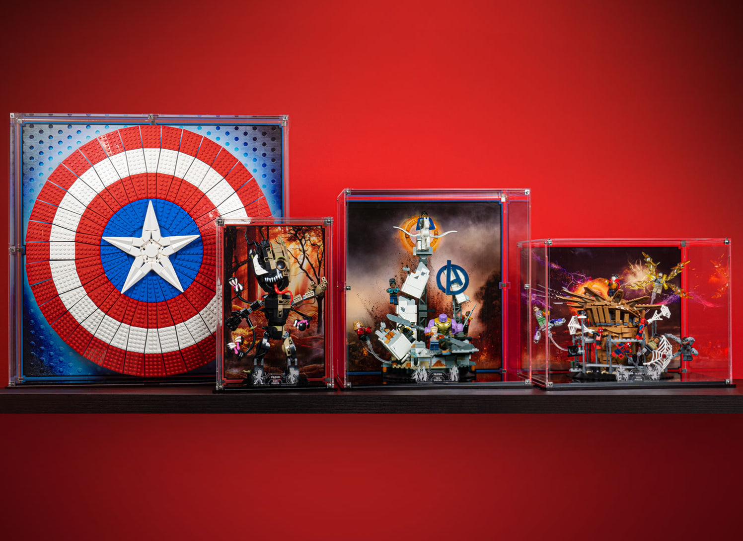 Display cases and stands for Pop Culture collectables — Wicked Brick