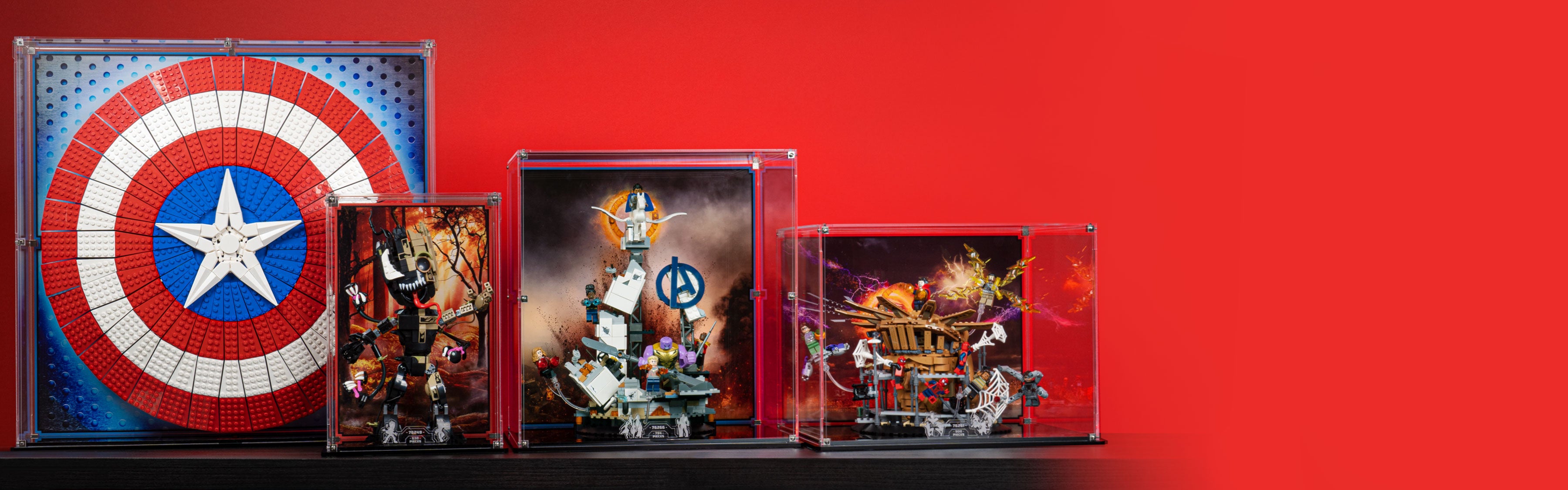 Display cases and stands for Pop Culture collectables — Wicked Brick