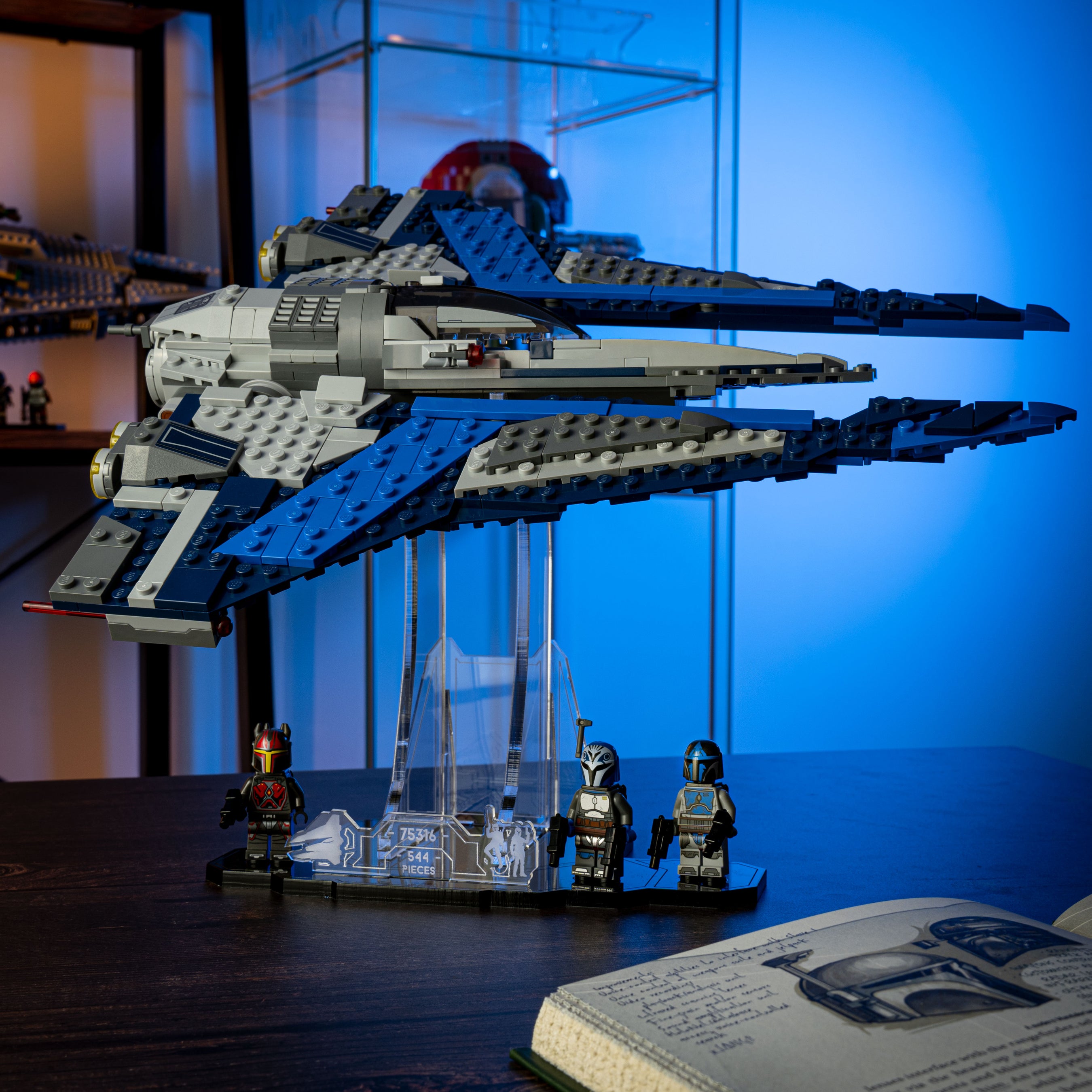 Display Stand for LEGO® Star Wars™ Mandalorian Starfighter™ (75316 ...