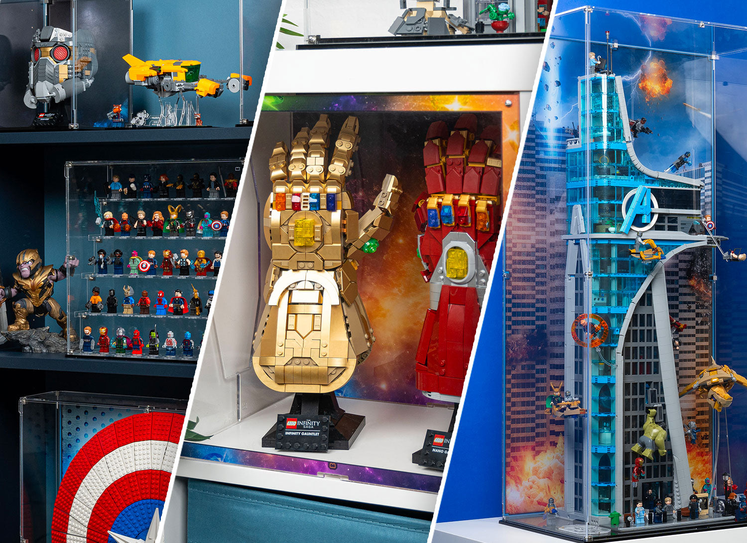 LEGO® Marvel Display Cases & Stands | Wicked Brick