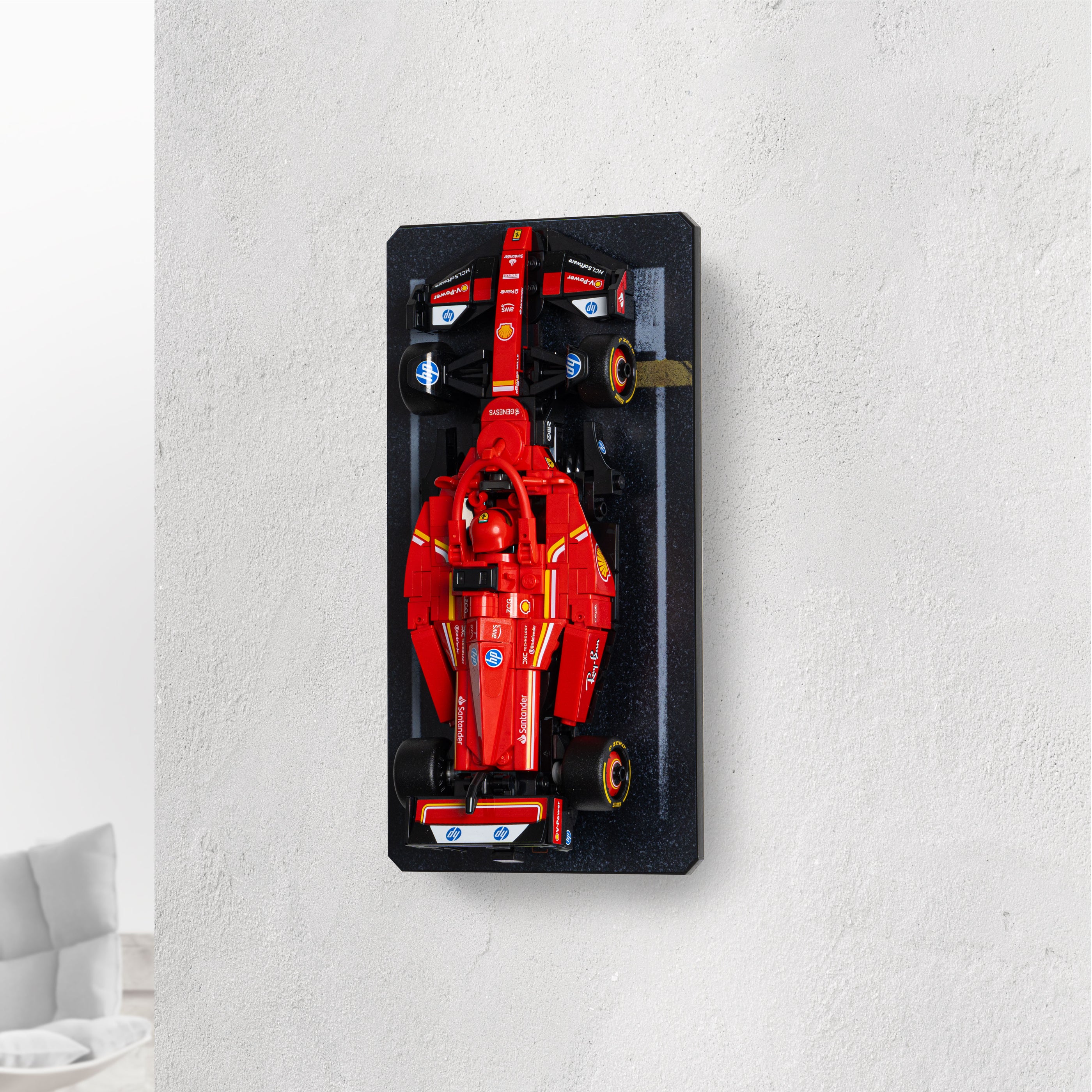 Wall Mountable Display Stand for LEGO Speed Champions Formula 1 Range ...