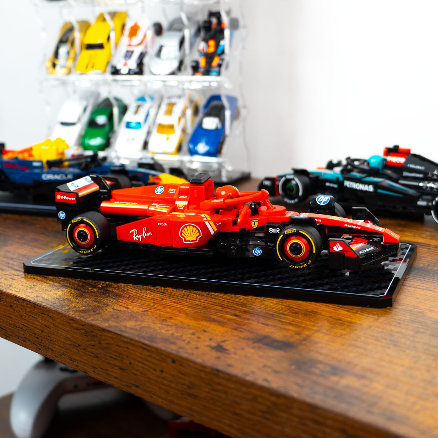 Wall Mountable Display Stand for LEGO® Speed Champions: Formula 1 Rang — Wicked Brick
