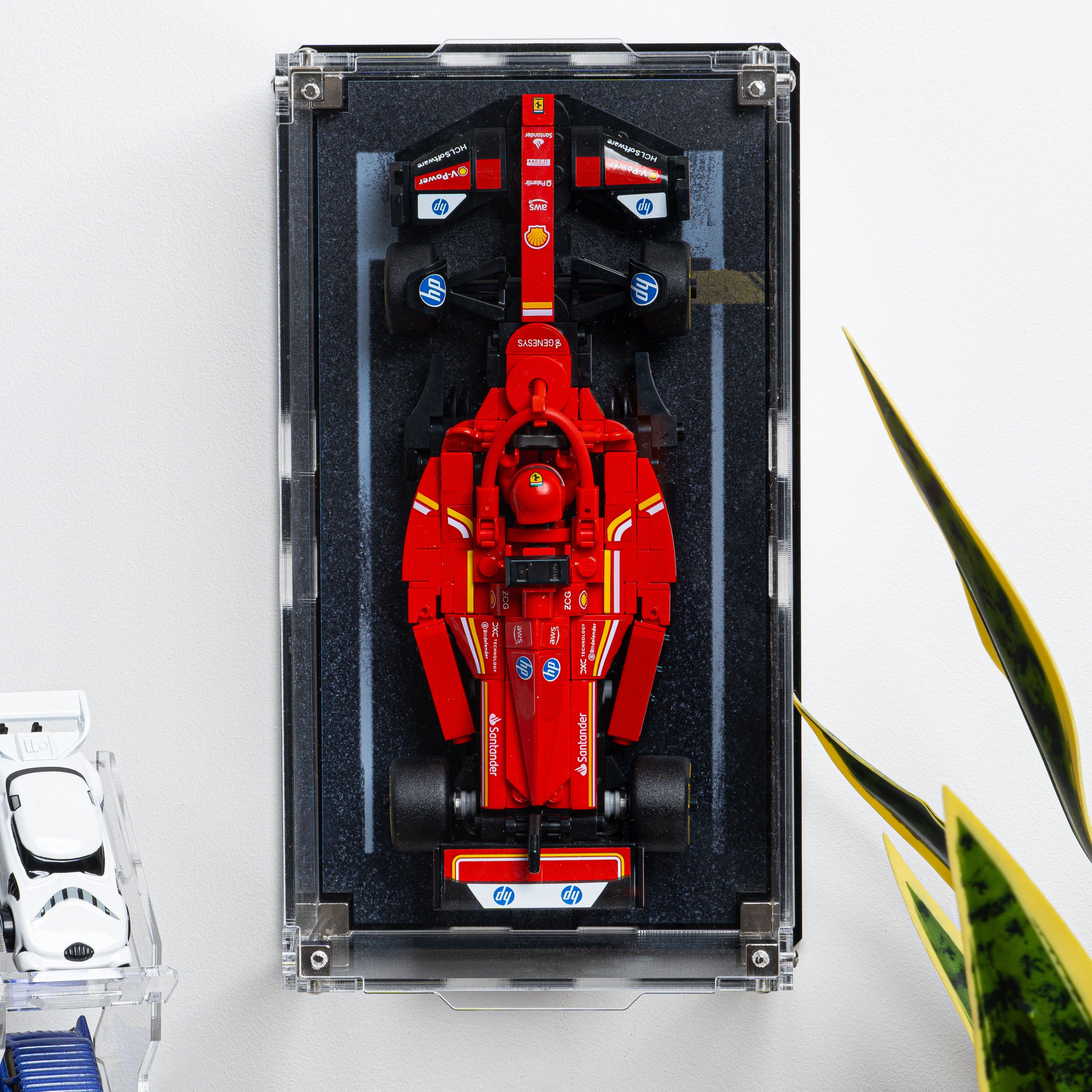 Wall Mountable Display Stand for LEGO® Speed Champions: Formula 1 Rang — Wicked Brick