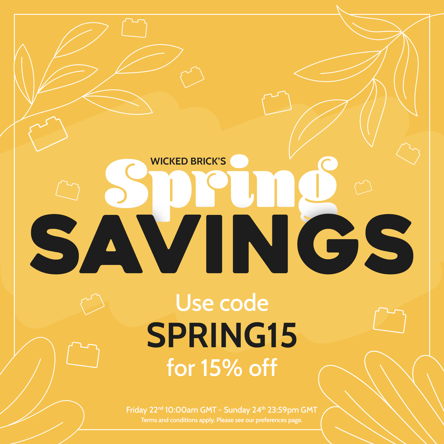 Promotions & Offers — Wicked Brick