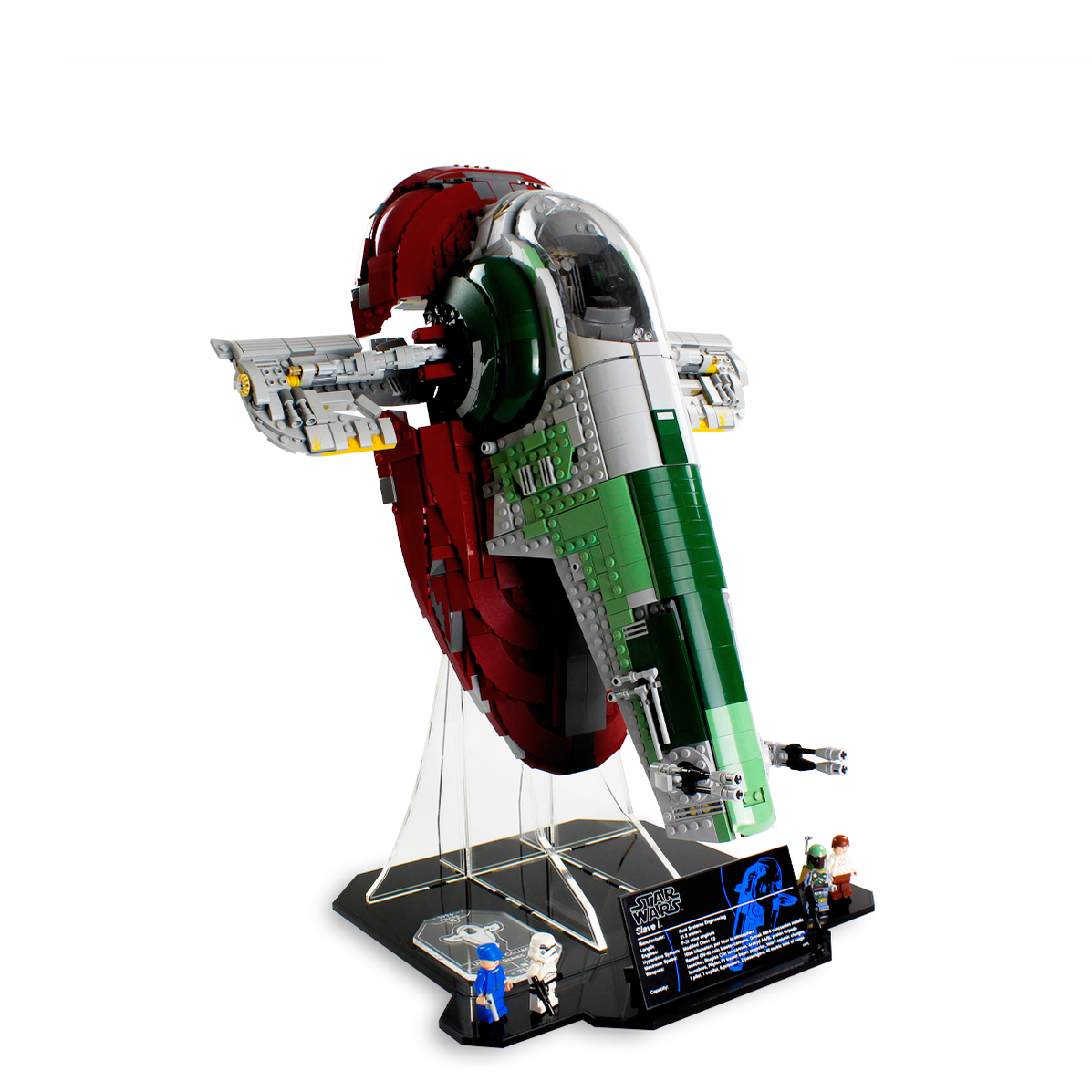 Display Stand for LEGO Star Wars UCS Slave I 75060 — Wicked Brick