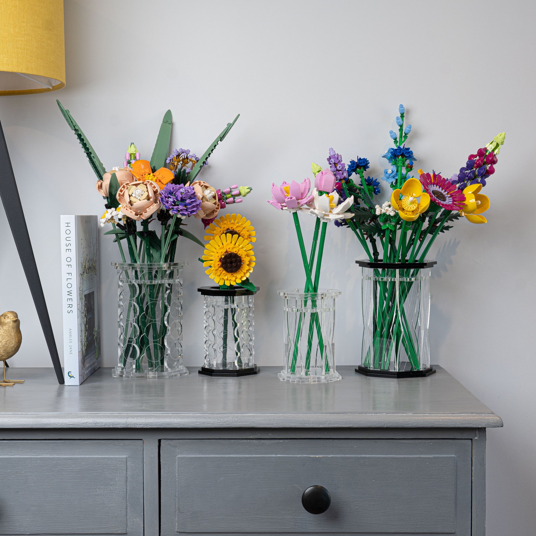 Display Vase for LEGO® Flowers - Black — Wicked Brick