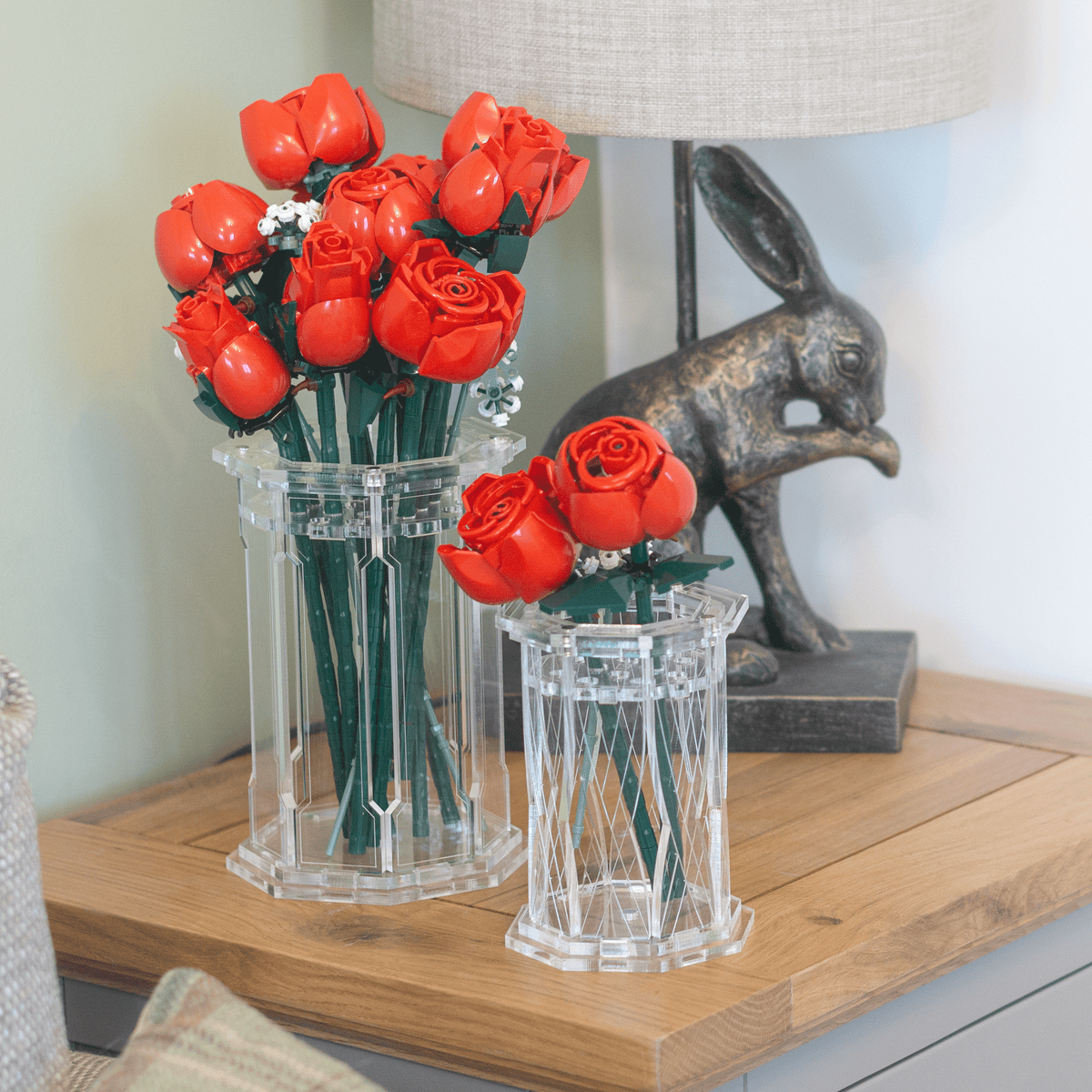 Large Display Vase for LEGO® Flowers - Clear — Wicked Brick