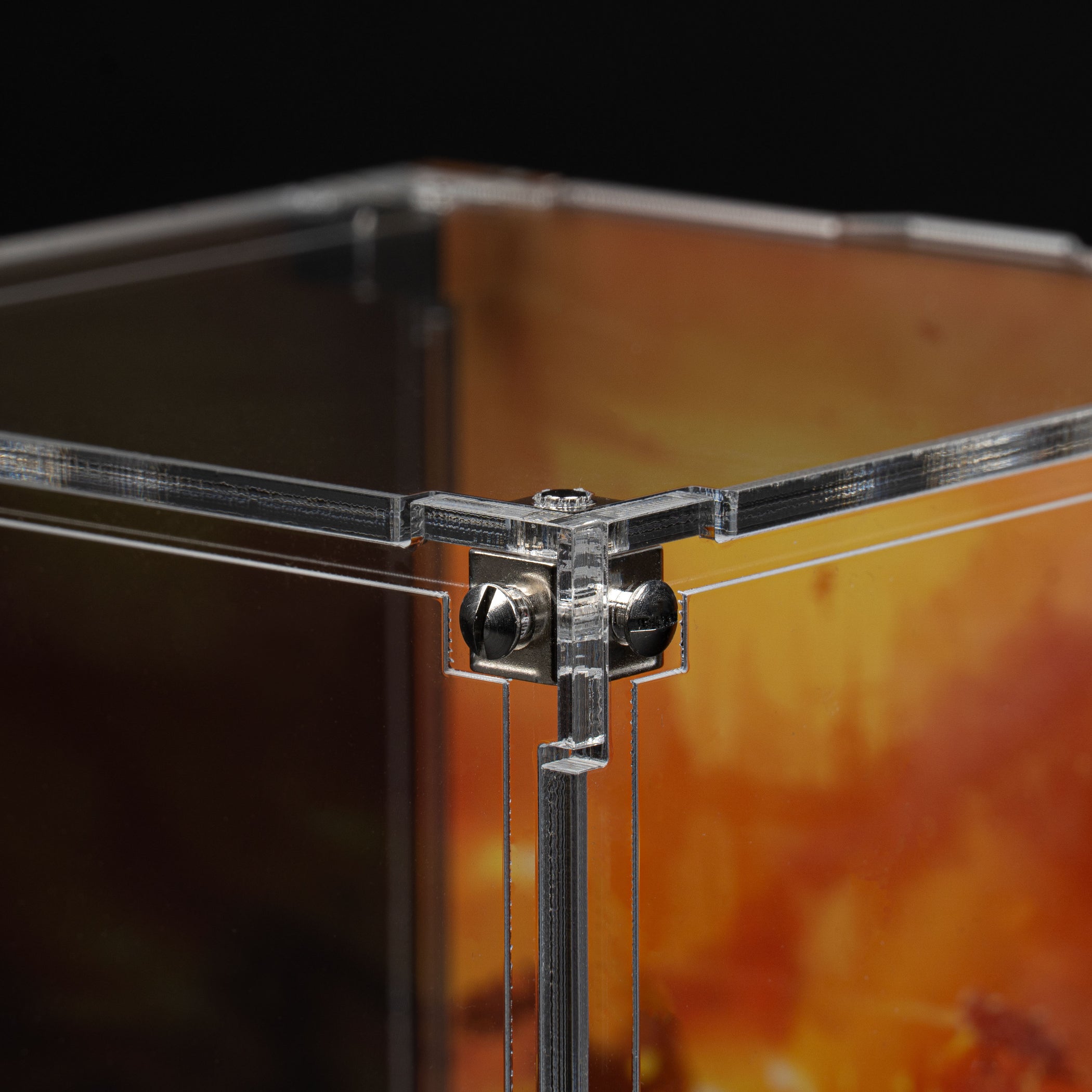 Oversized Miniature Display Case for Warhammer® with Endless War Backg ...