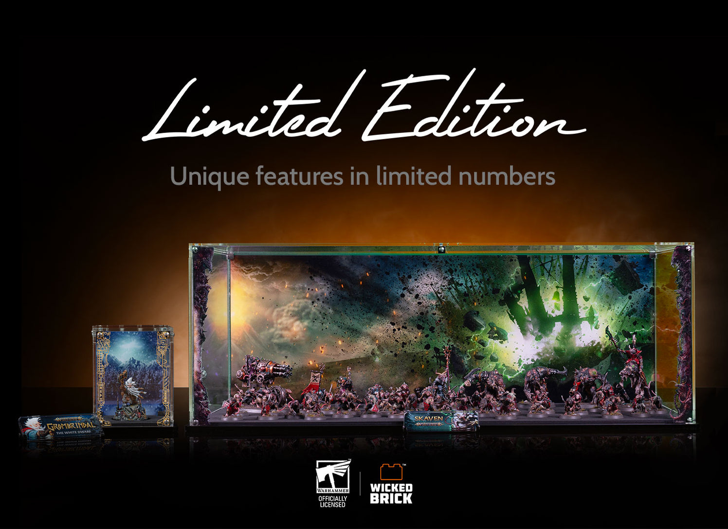 Limited Edition Warhammer Display Cases — Wicked Brick