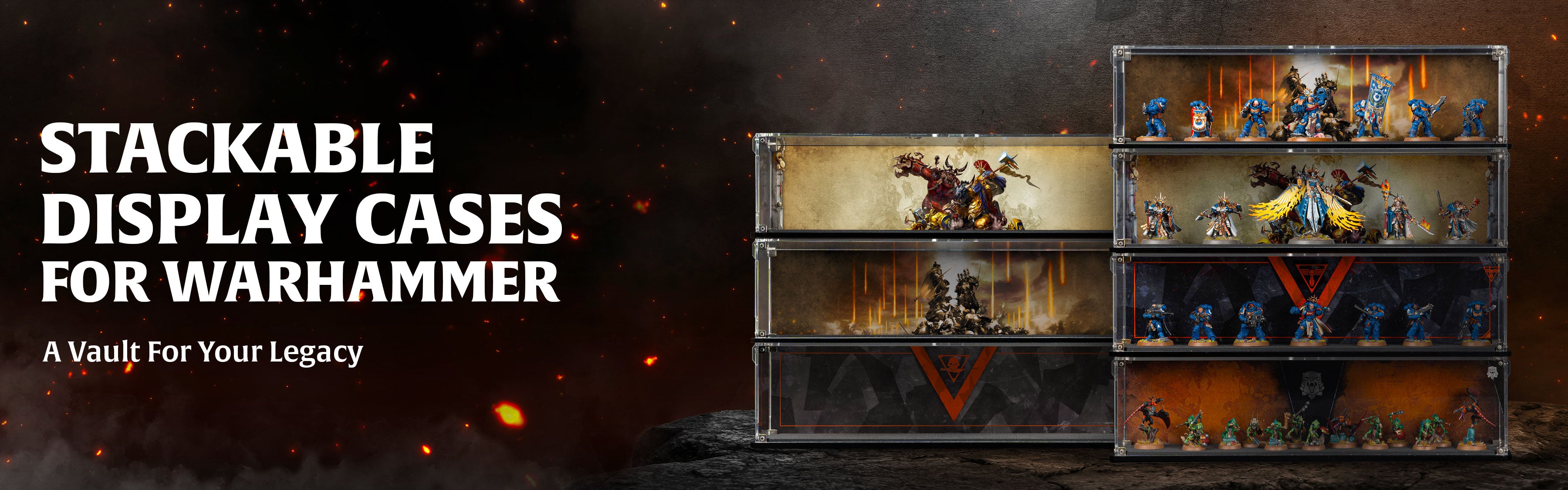 Stackable Display Cases for Warhammer — Wicked Brick