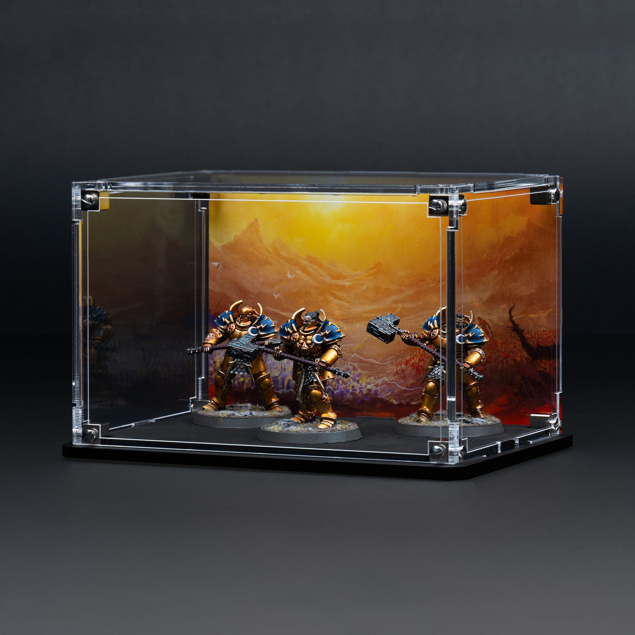 Display Case for Warhammer® Squad with Eternal Conflict Background ...