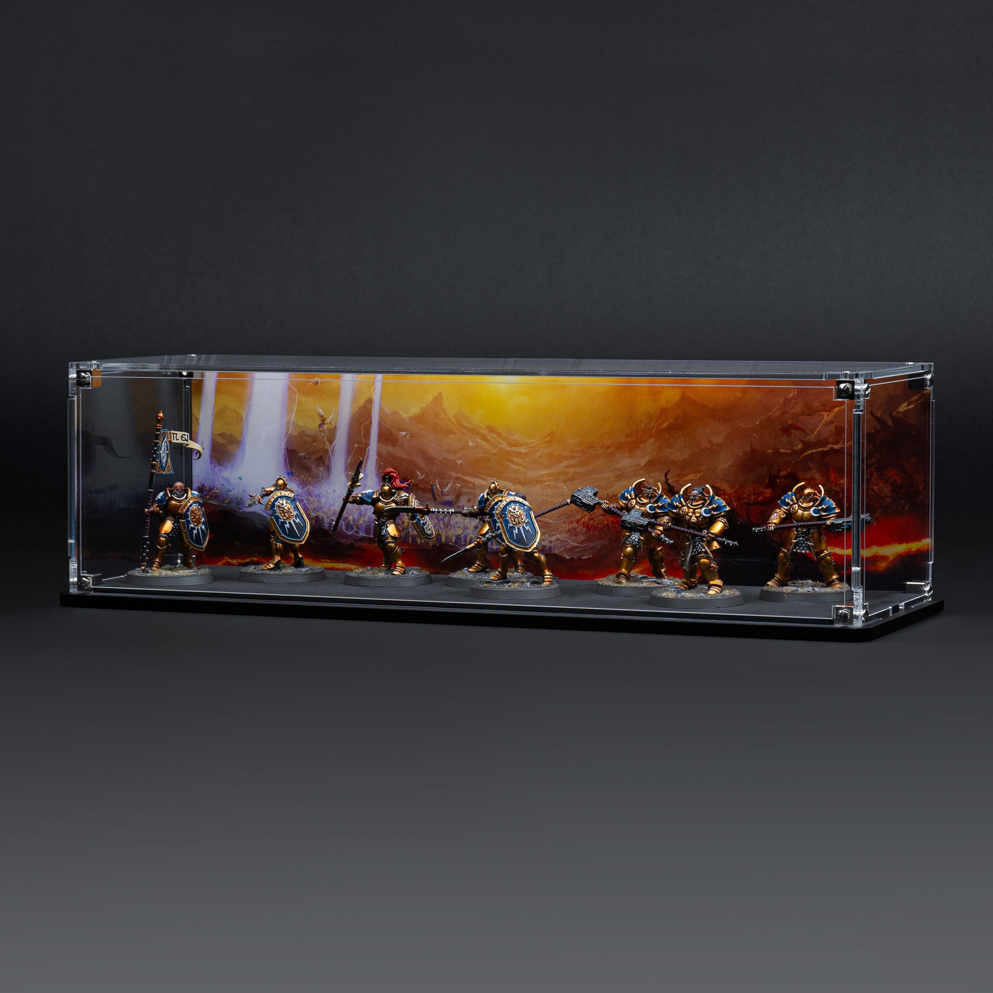 Display Case for Warhammer® Squad with Eternal Conflict Background ...