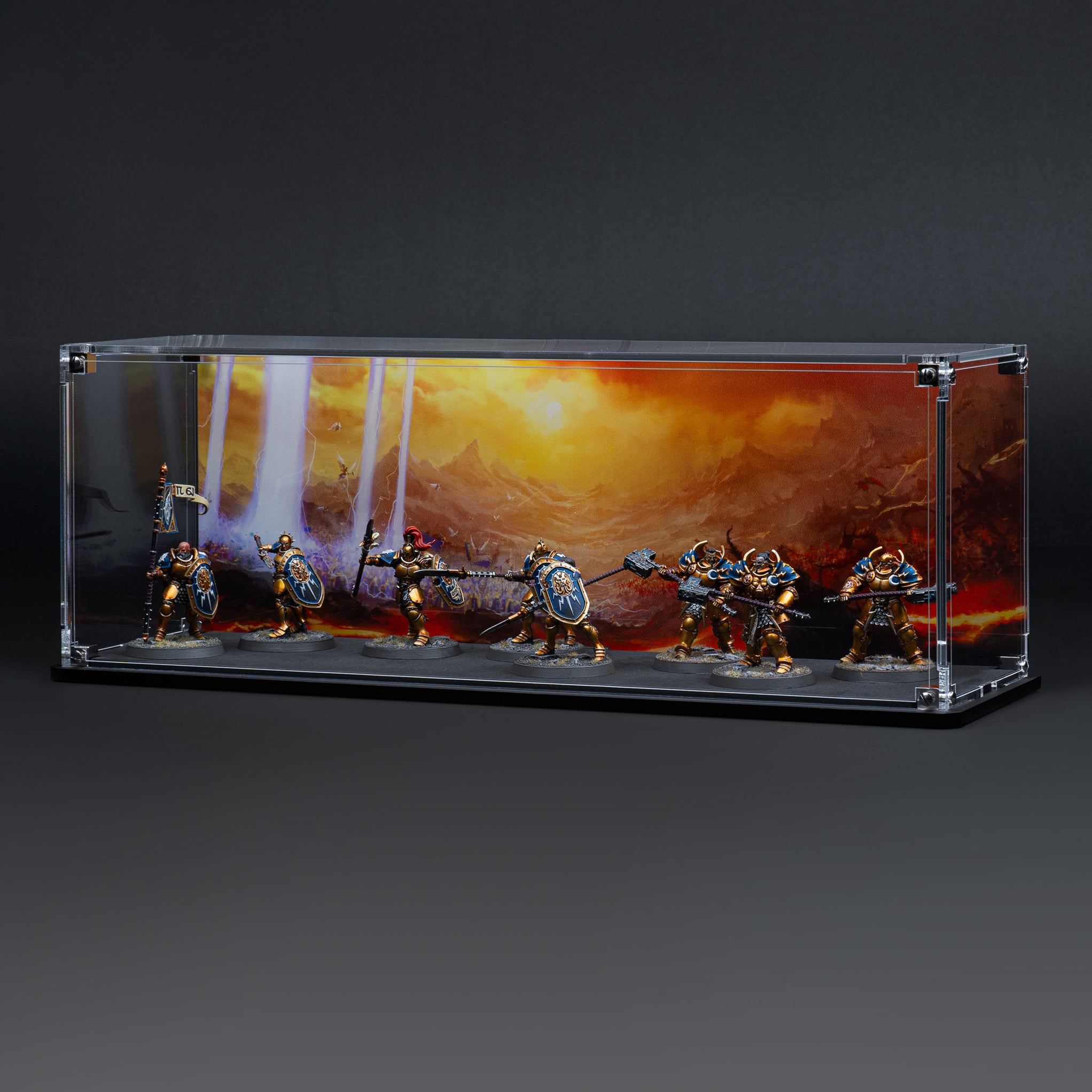 Display Case for Warhammer® Squad with Eternal Conflict Background ...
