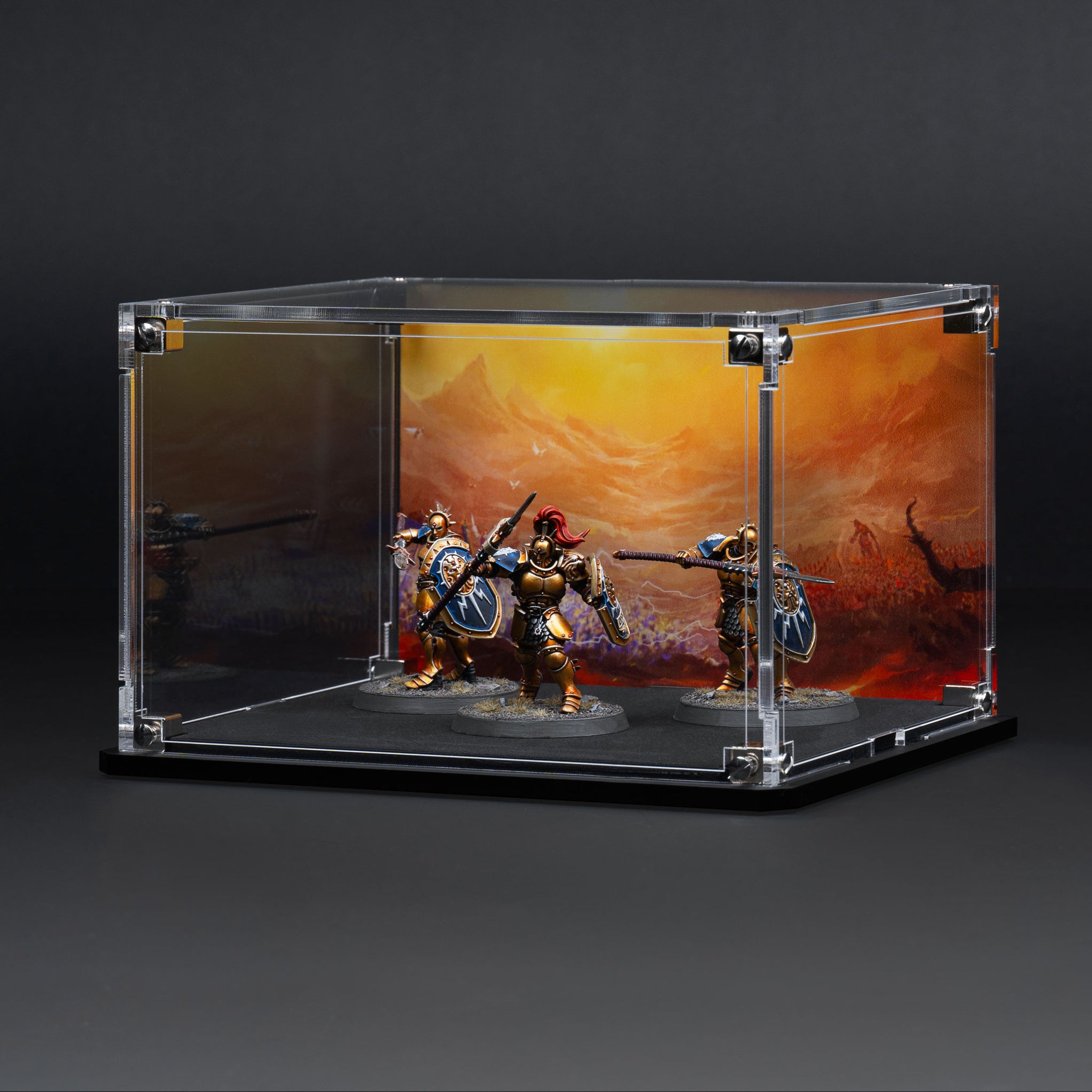 Display Case for Warhammer® Squad with Eternal Conflict Background ...
