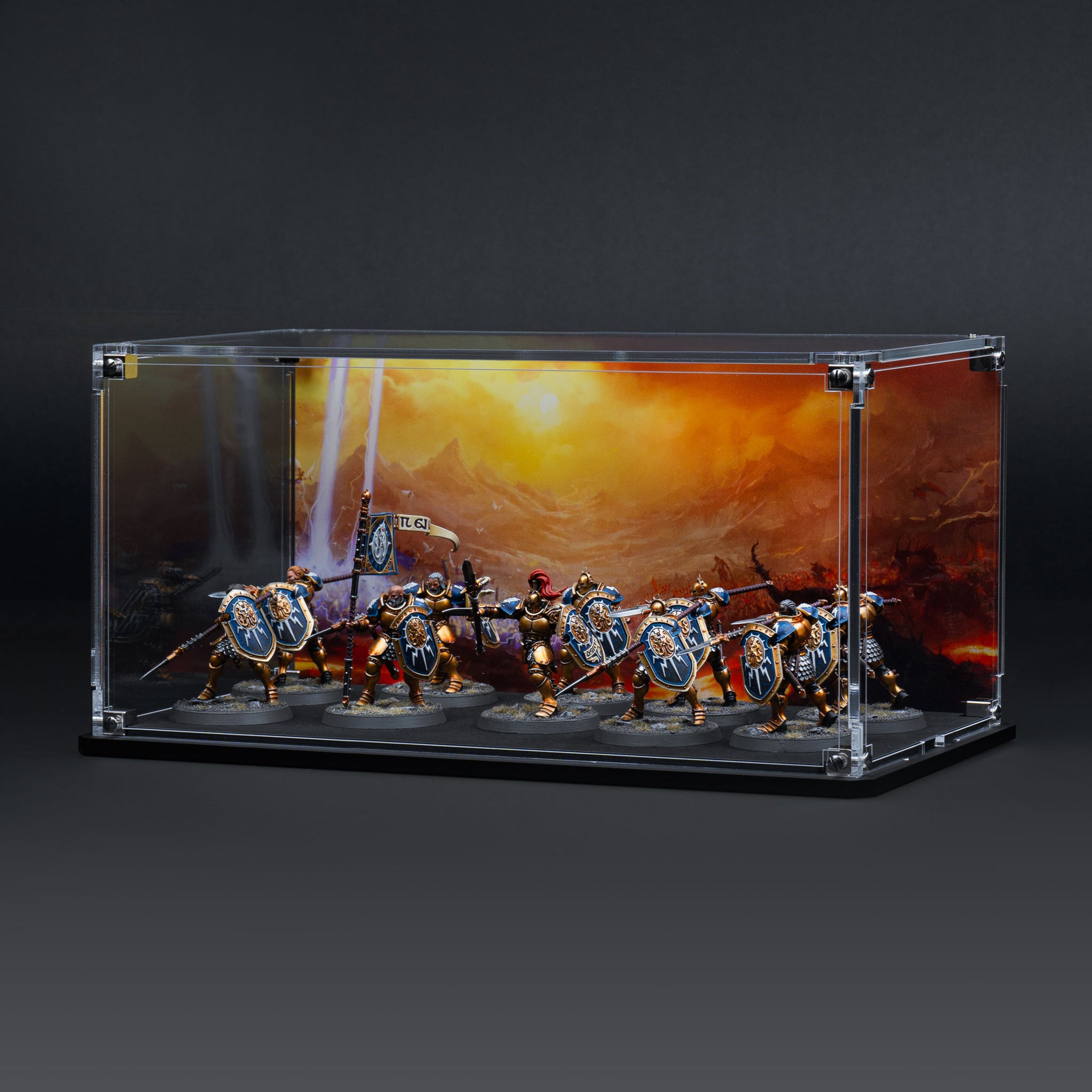 Display Case for Warhammer® Squad with Eternal Conflict Background ...
