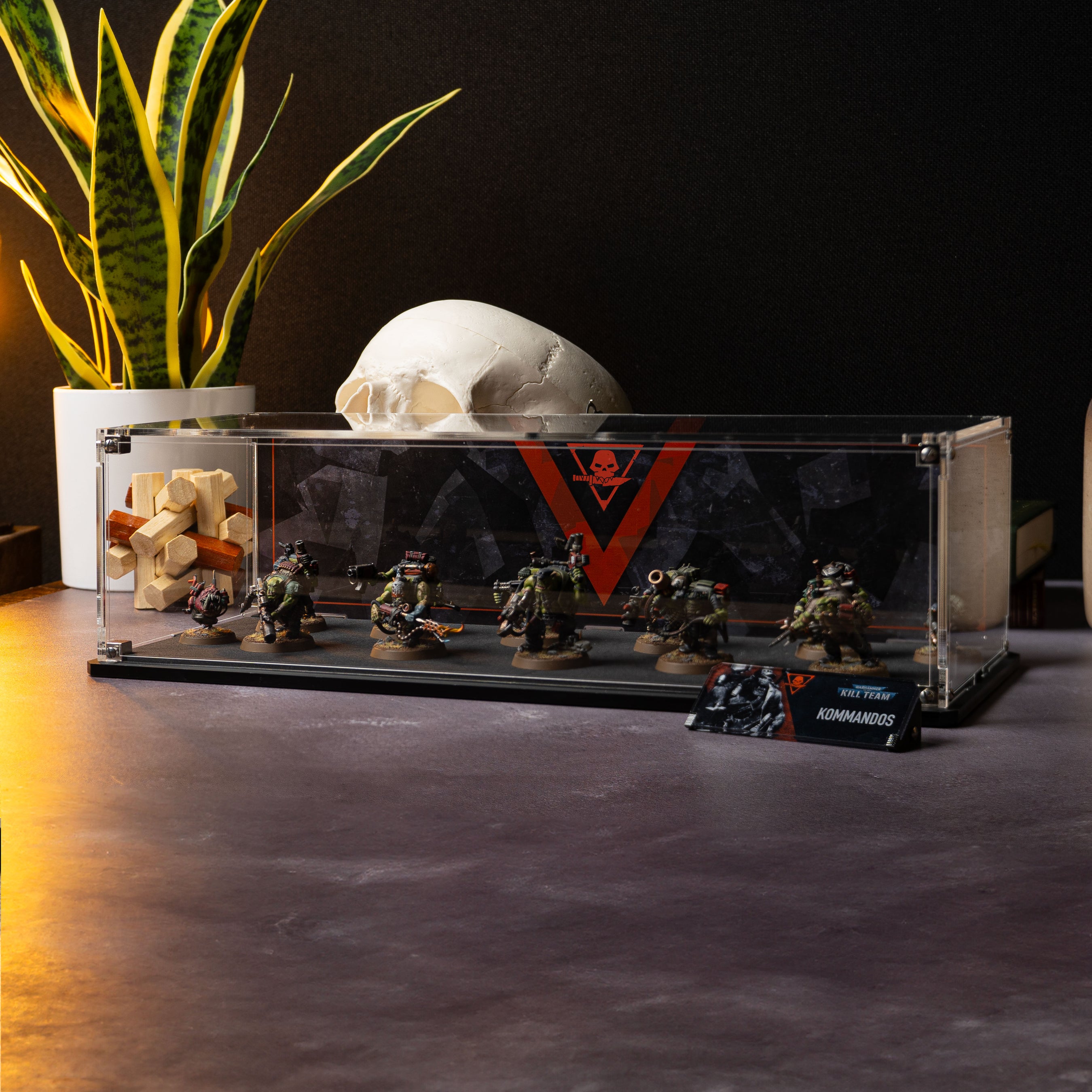 Display Case for Warhammer 40,000 Kill Team Kommandos — Wicked Brick