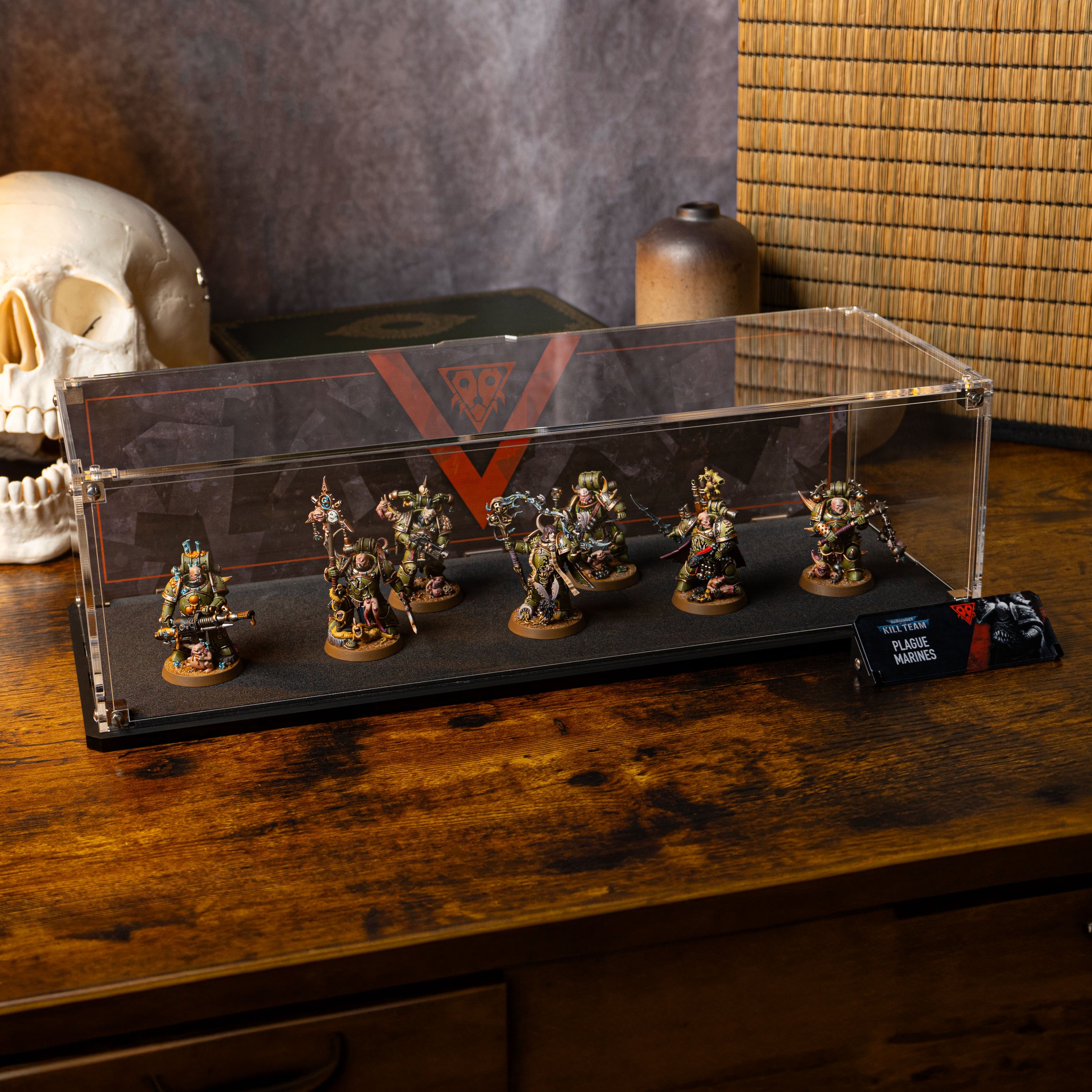 Display Case for Warhammer 40,000 Kill Team Plague Marines — Wicked Brick