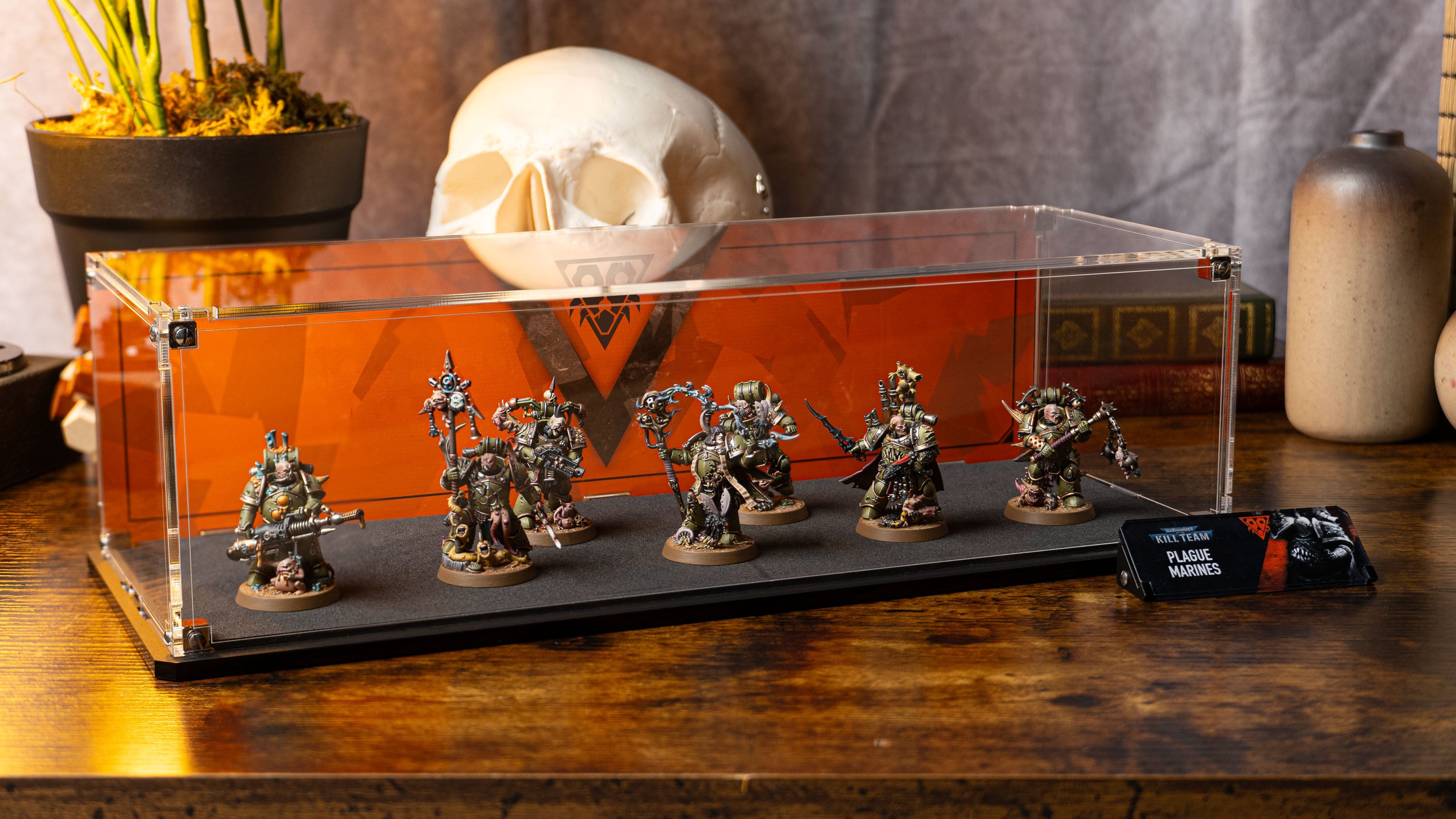 Display Case for Warhammer 40,000 Kill Team Plague Marines — Wicked Brick