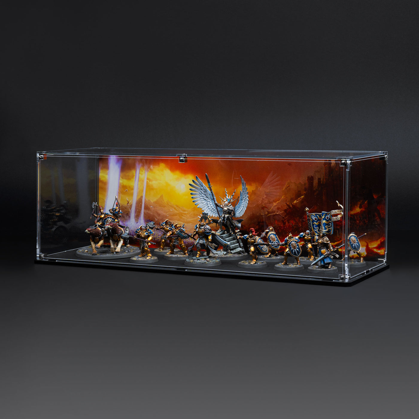 Display Case for Warhammer® Army with Eternal Conflict Background ...