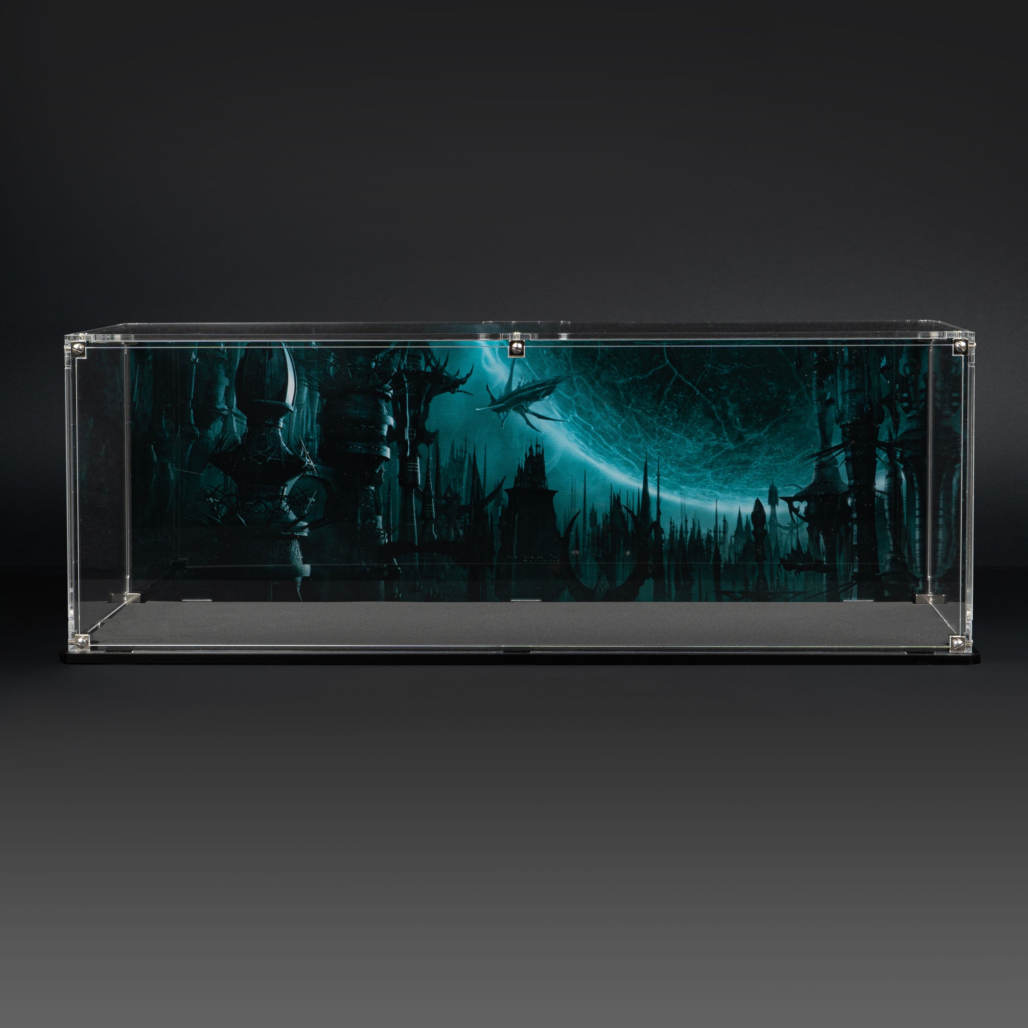 Display Case for Warhammer® Army with Commorragh Background — Wicked Brick