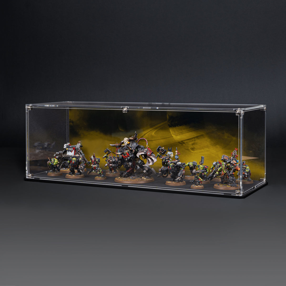 Display Case for Warhammer Army with Irradiated Wasteland Background ...