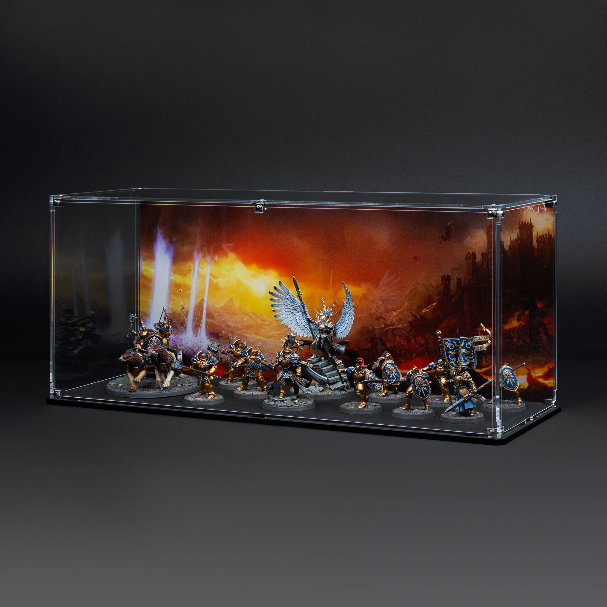 Display Case for Warhammer® Army with Eternal Conflict Background ...