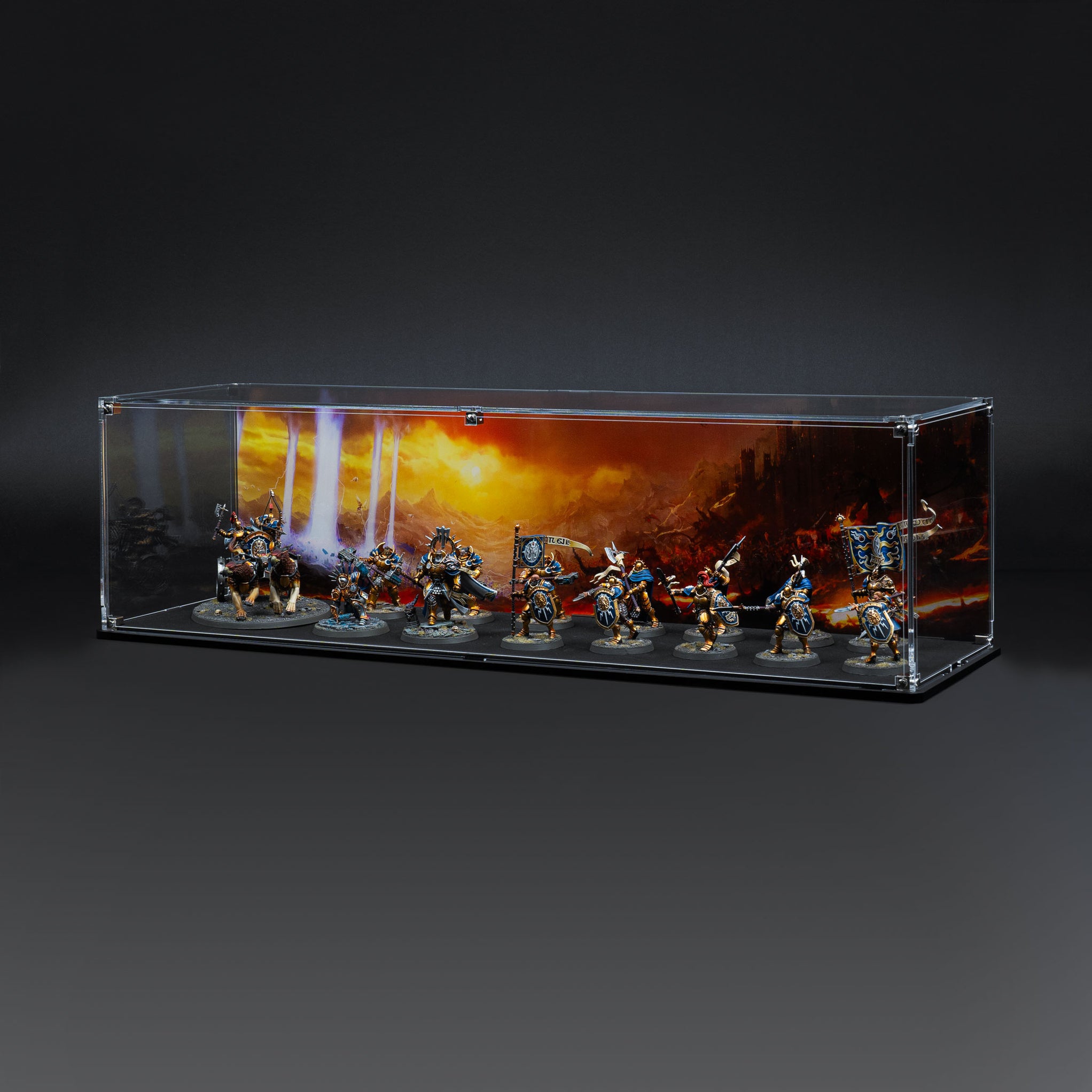 Display Case for Warhammer® Army with Eternal Conflict Background ...