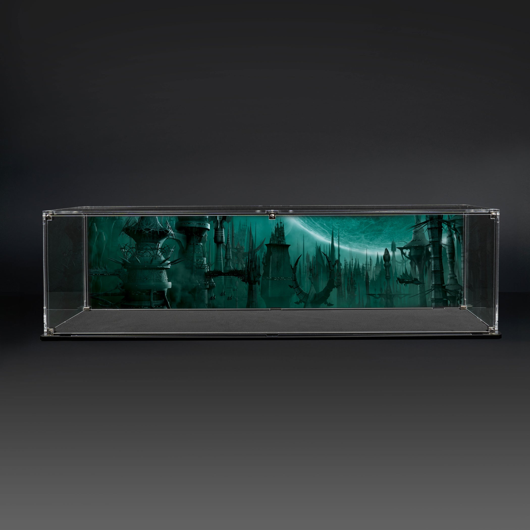 Display Case for Warhammer® Army with Commorragh Background — Wicked Brick